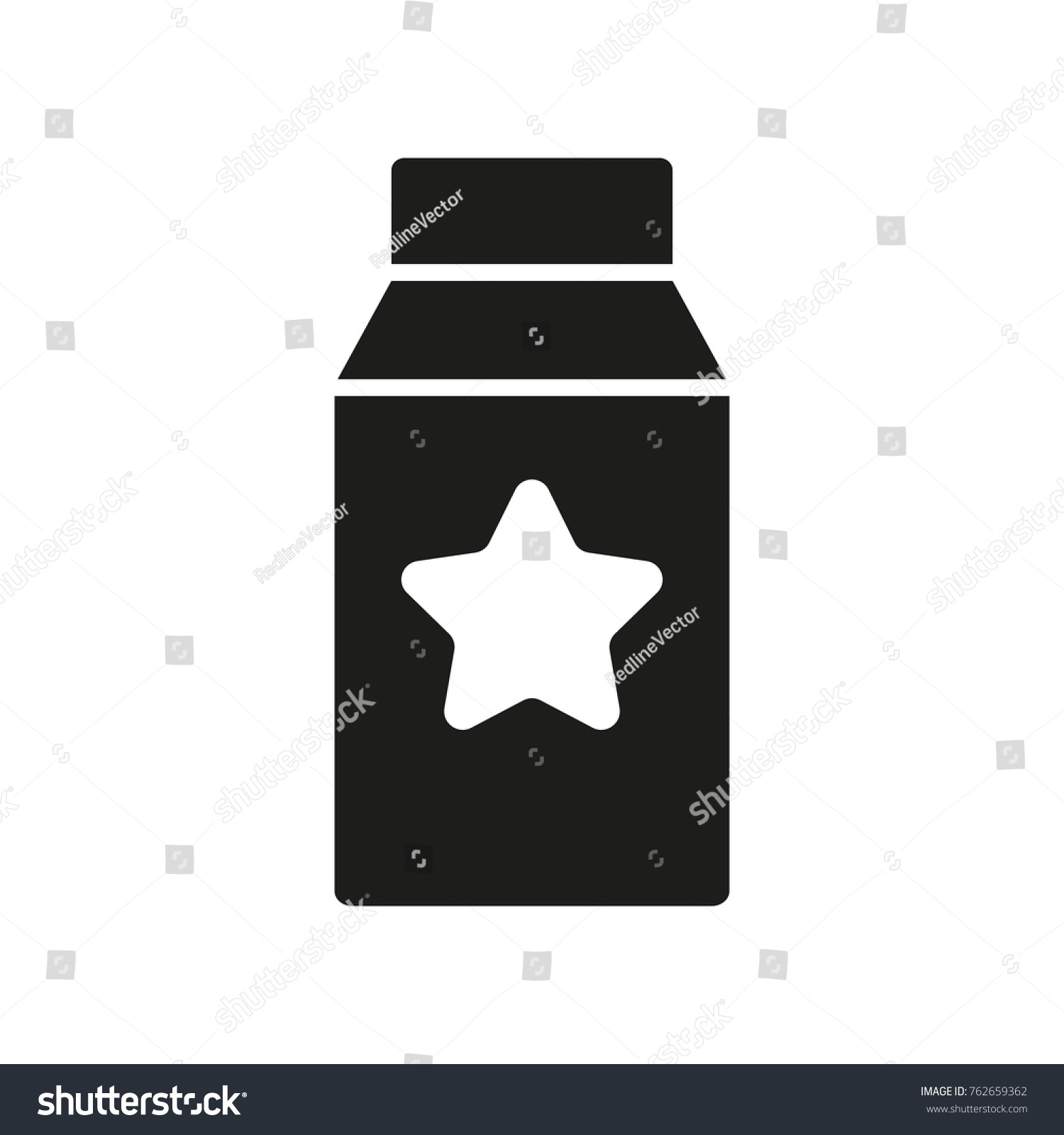Can Star Icon Stock Vector (Royalty Free) 762659362 | Shutterstock