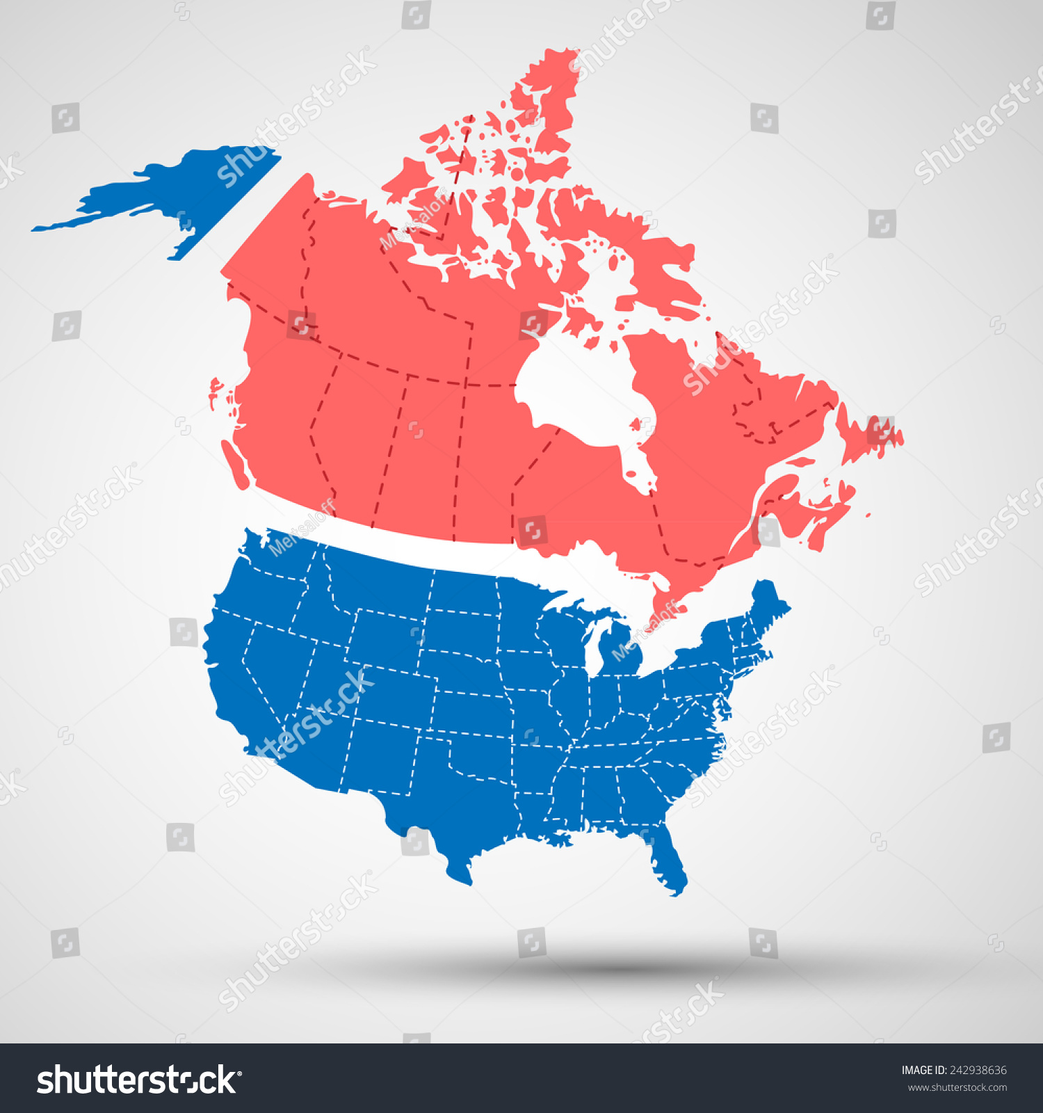21,439 imágenes de Canada usa map - Imágenes, fotos y vectores de stock ...