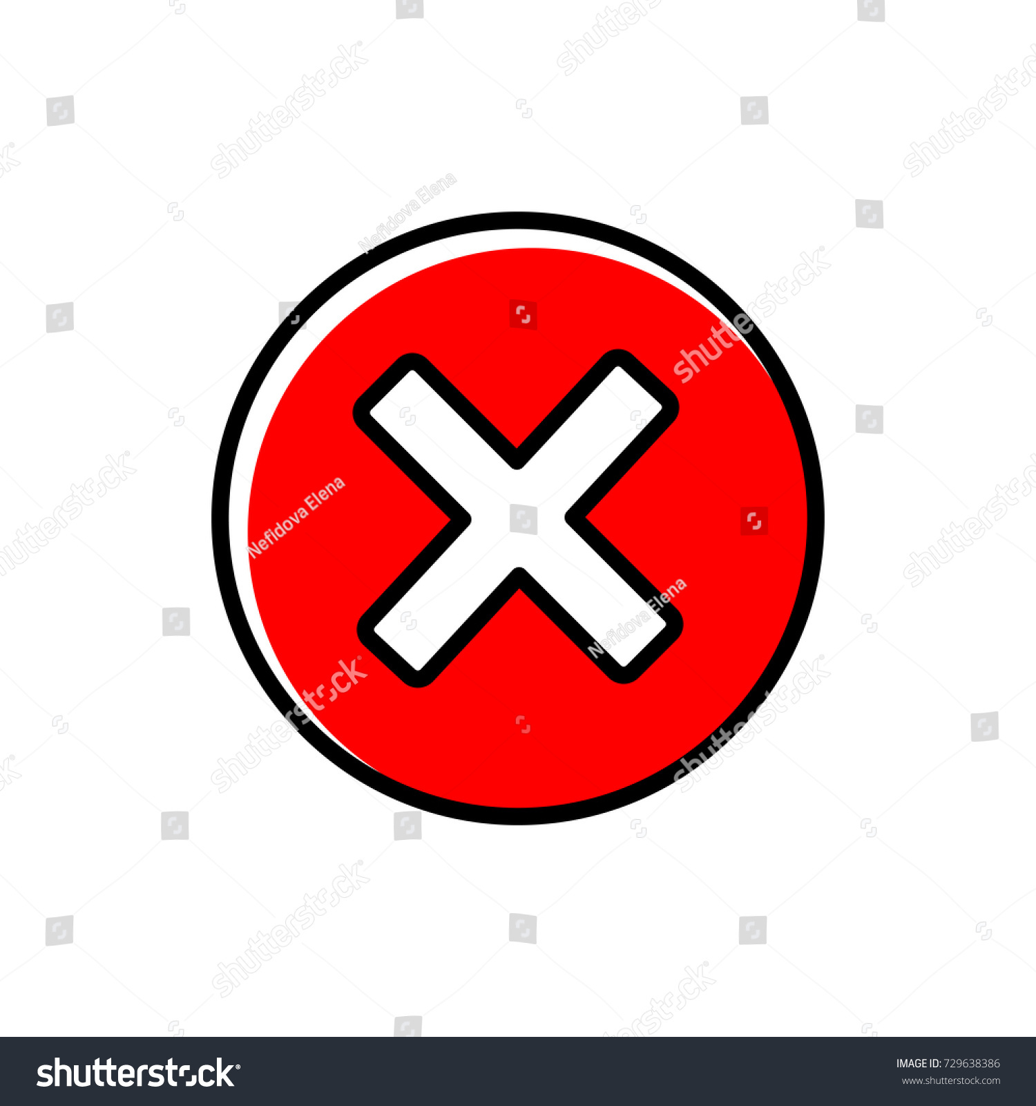 Cancel Button Icon Delet Button Icon Stock Vector (Royalty Free) 729638386 Cancel Button Icon Delet Button Icon Stock Vector (Royalty Free) 729638386