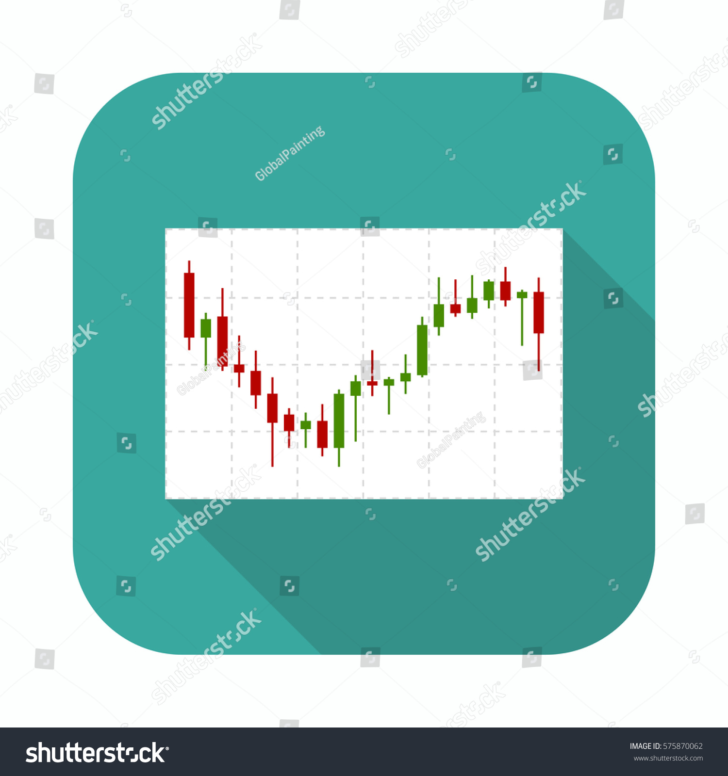 Candle Stick Graph Trading Chart Vector Stock Vector (Royalty Free ...