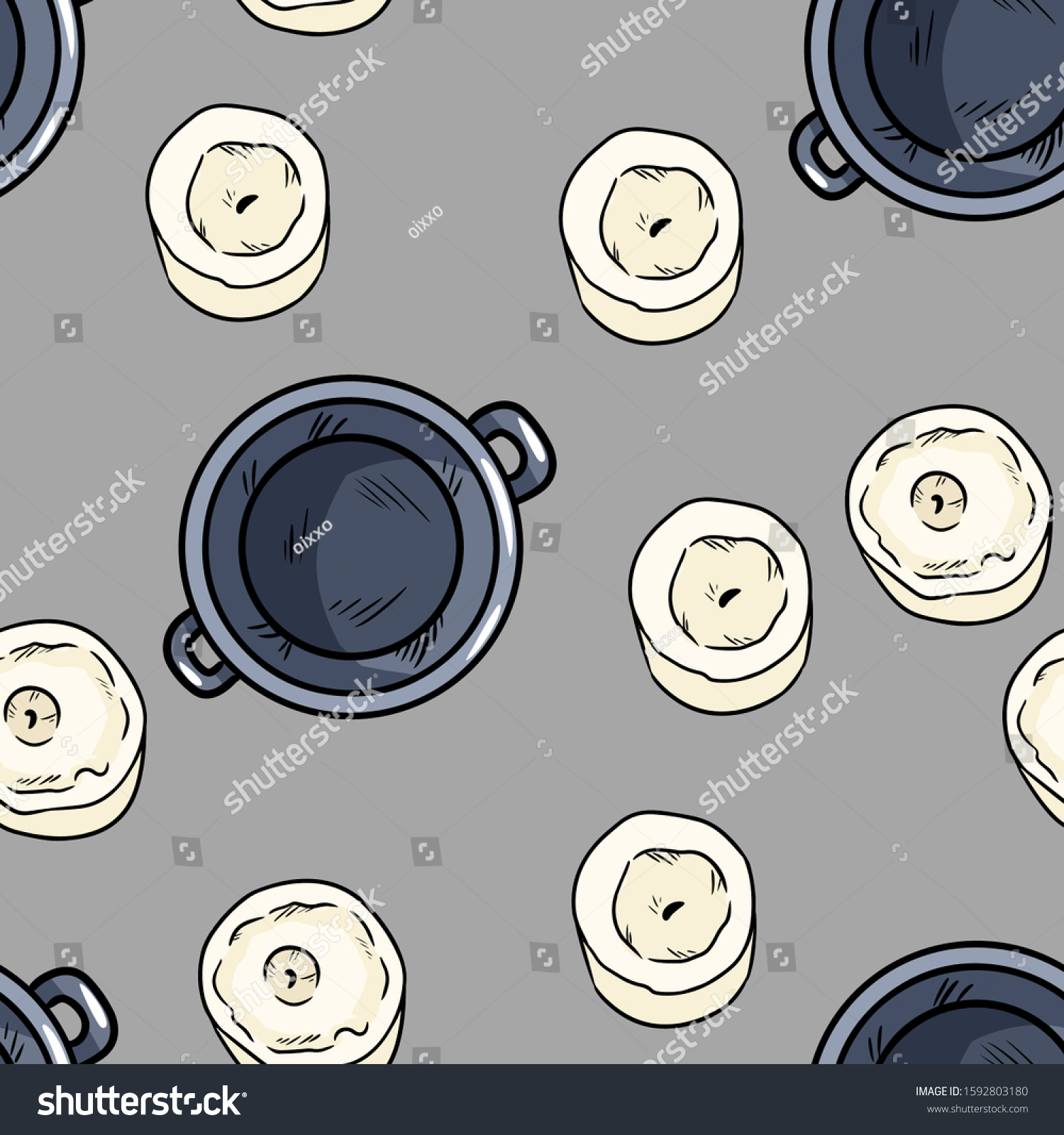 Candles Magic Cauldrons Comic Style Doodles Stock Vector (Royalty Free ... Candles Magic Cauldrons Comic Style Doodles Stock Vector (Royalty Free ...