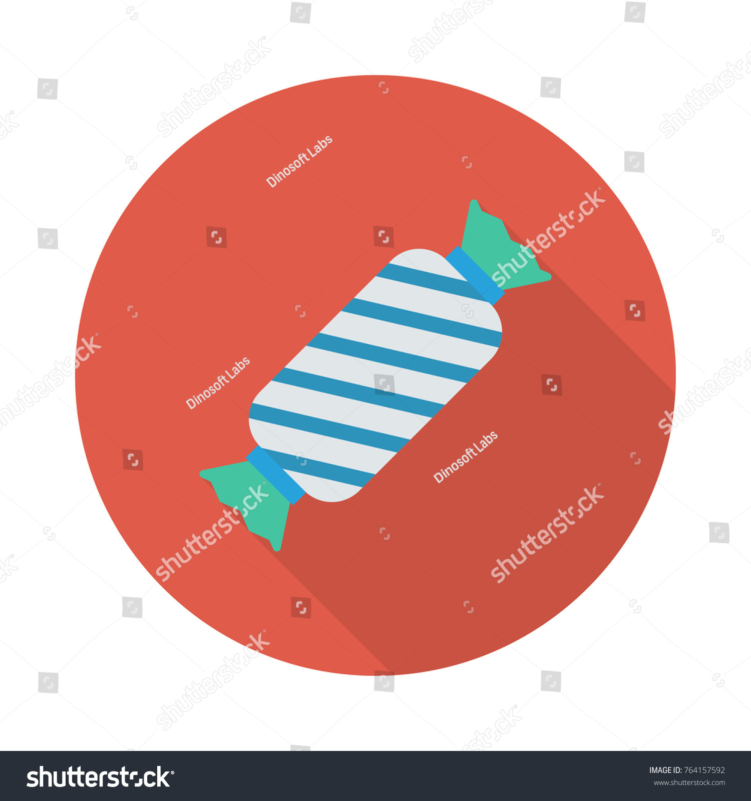 Candy Circle Flat Stock Vector (Royalty Free) 764157592 | Shutterstock