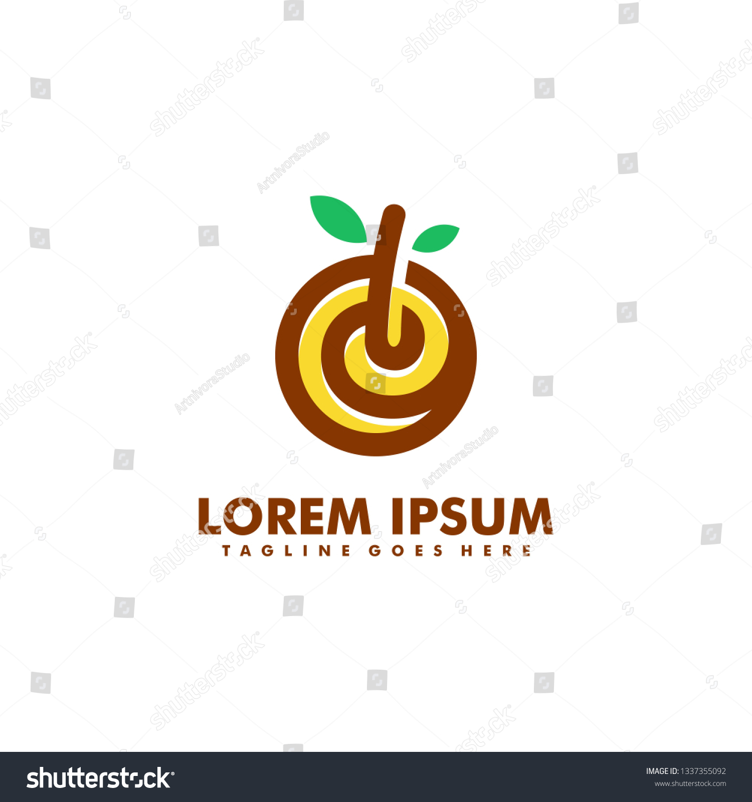 Candy Fruit Concept Illustration Vector Design Stock Vector (Royalty ...