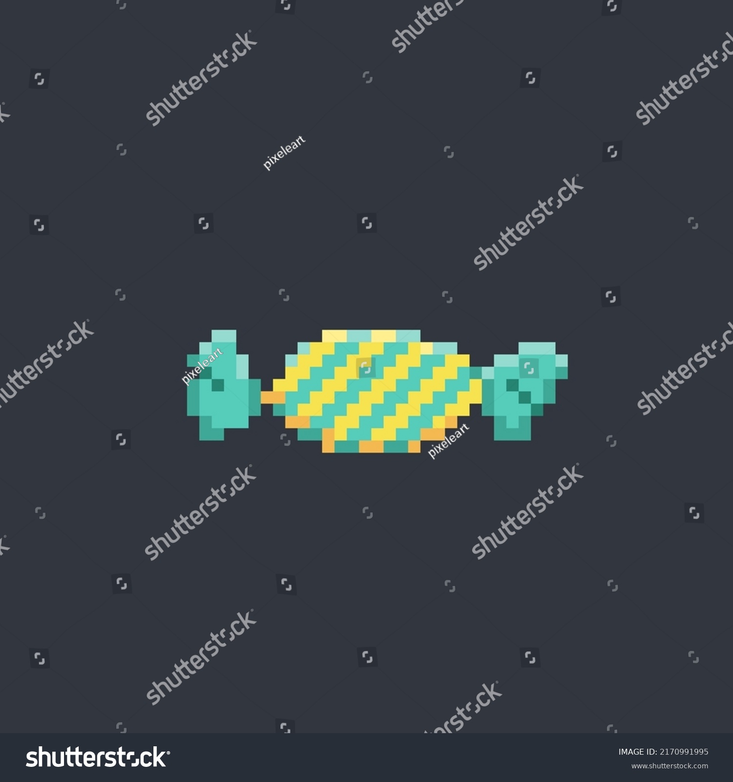Candy Pixel Art Style Stock Vector (Royalty Free) 2170991995 | Shutterstock