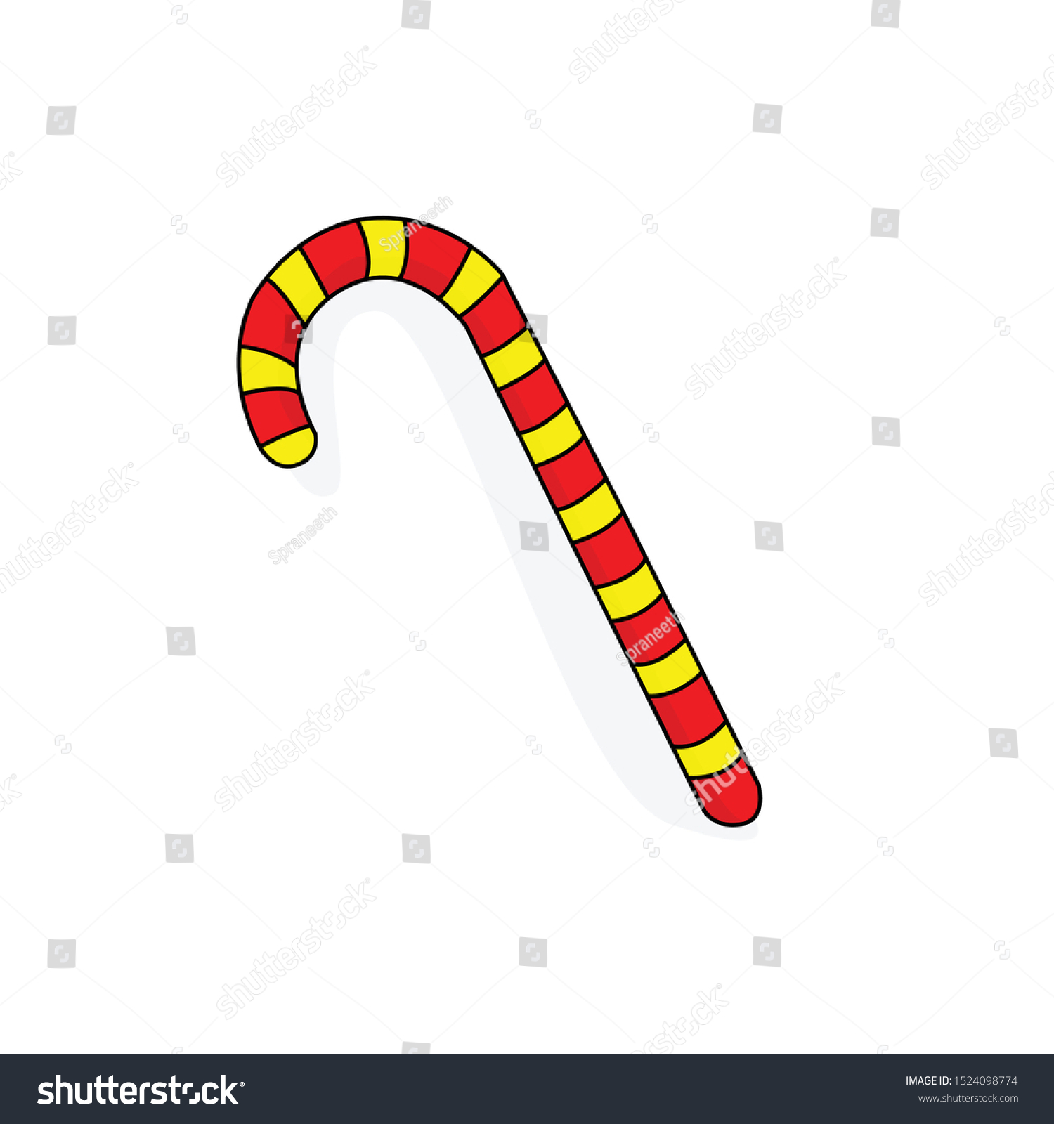 Candy Simple Illustration Clip Art Stock Vector (Royalty Free) 1524098774