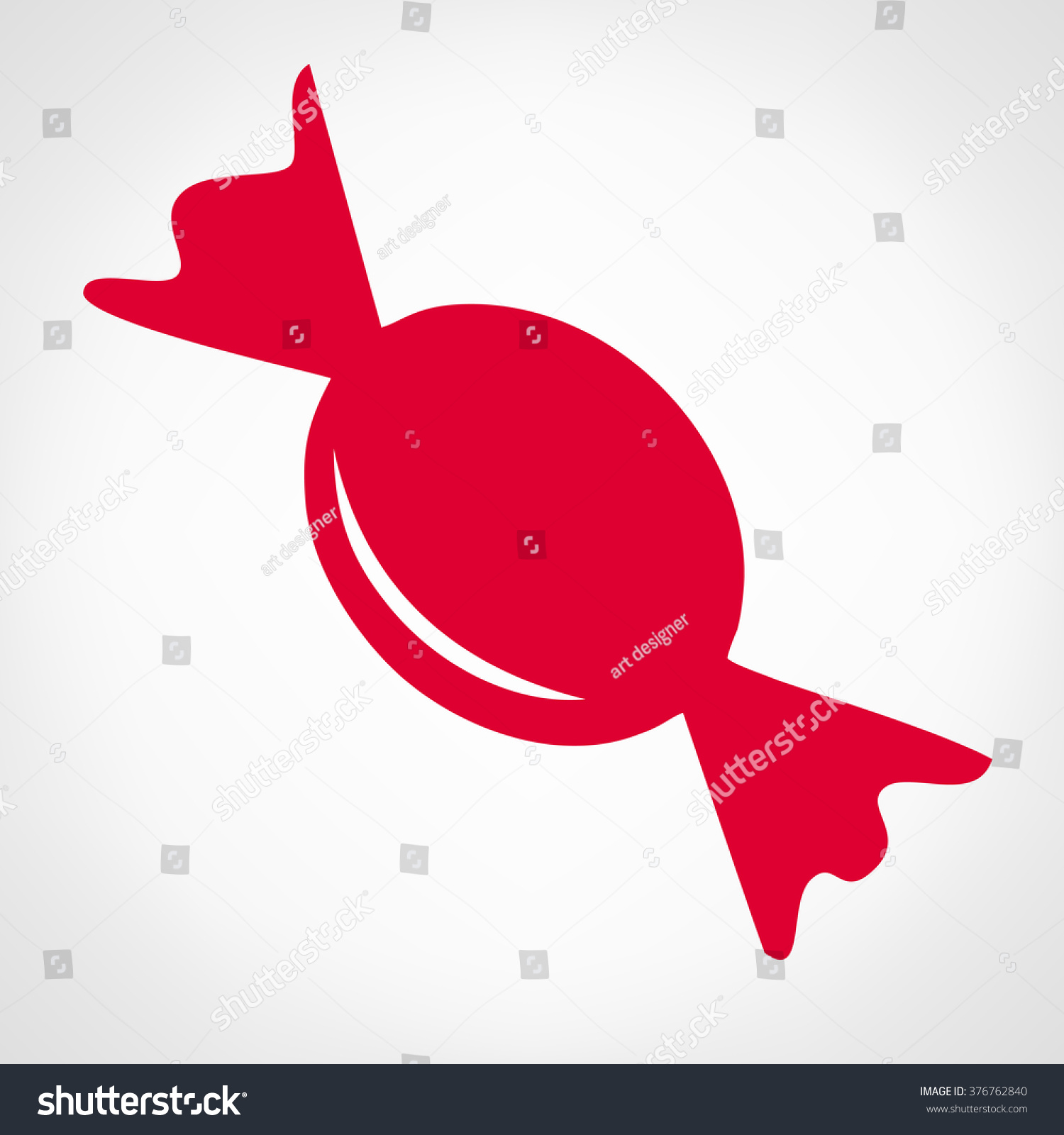 Candy Symbol Vector Illustration Stock Vector (Royalty Free) 376762840 ...