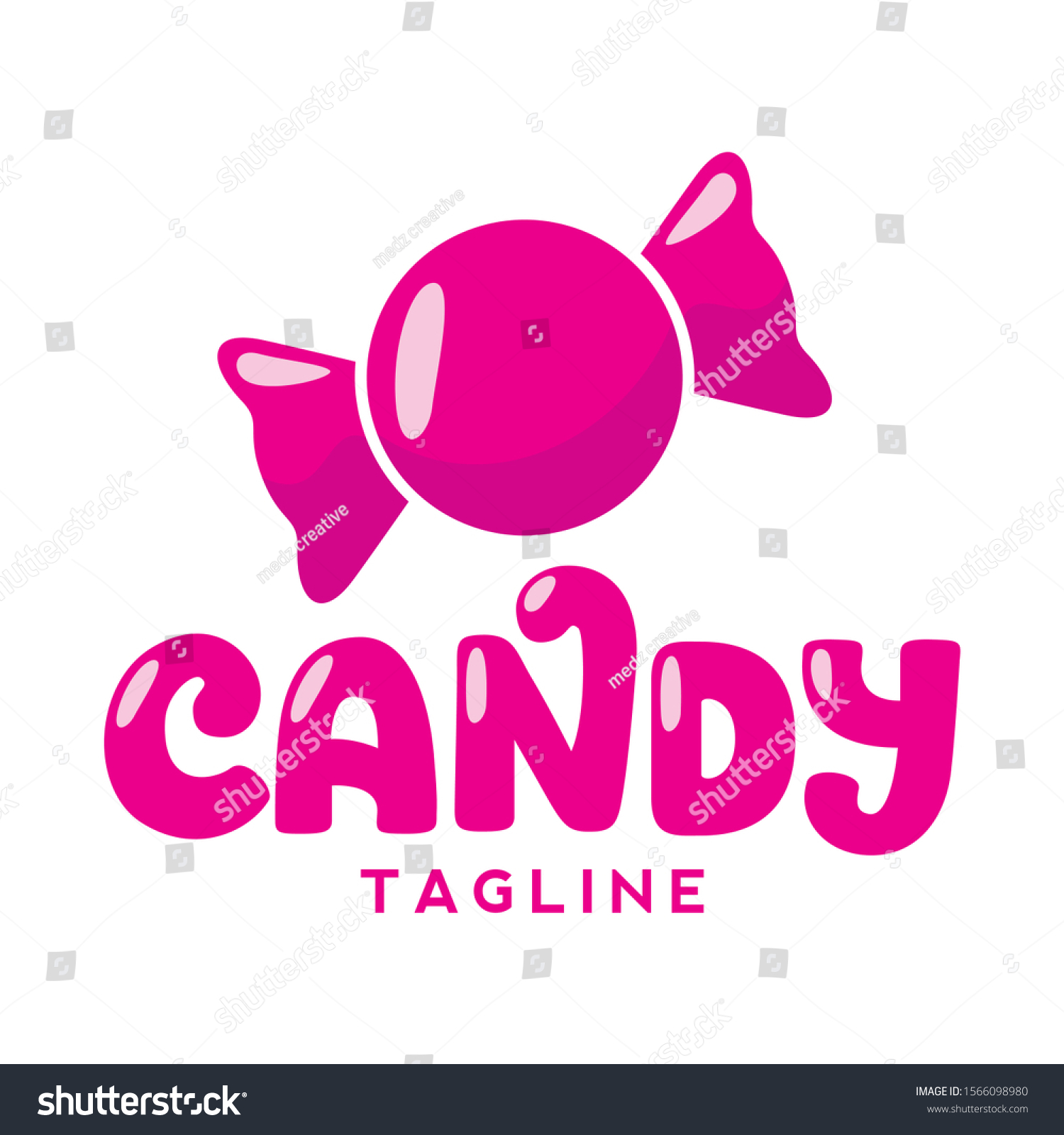 Candy Vector Logo Template Candy Shop Stock Vector (Royalty Free ...