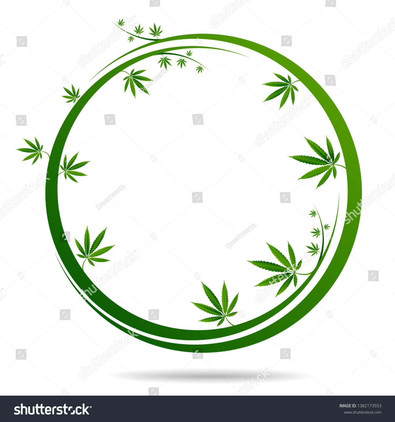 Cannabis Marijuana Design Graphics Vector: เวกเตอร์สต็อก (ปลอดค่า ...