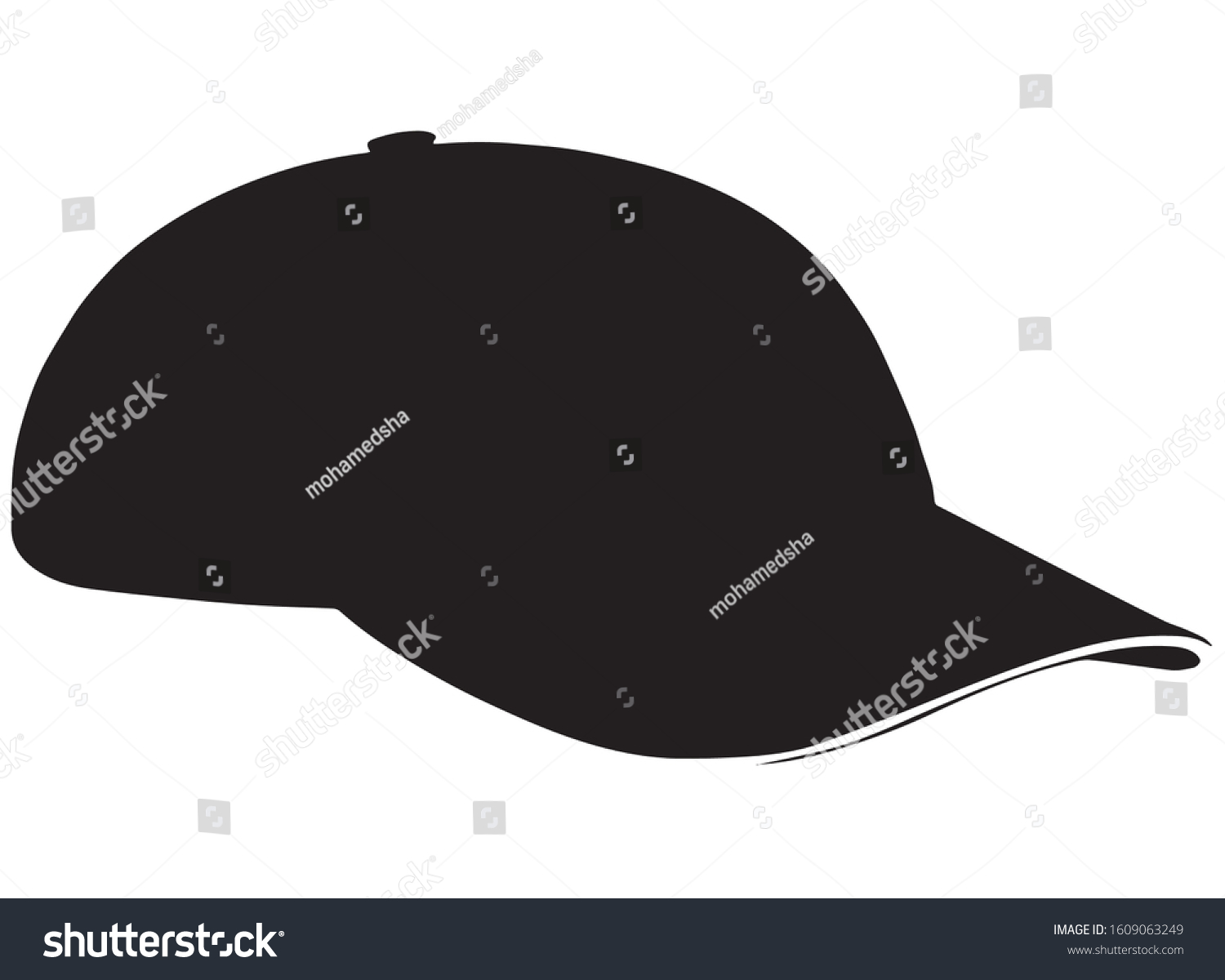 Cap Icon Vector Sign Symbol Isolated Stock Vector (Royalty Free ...