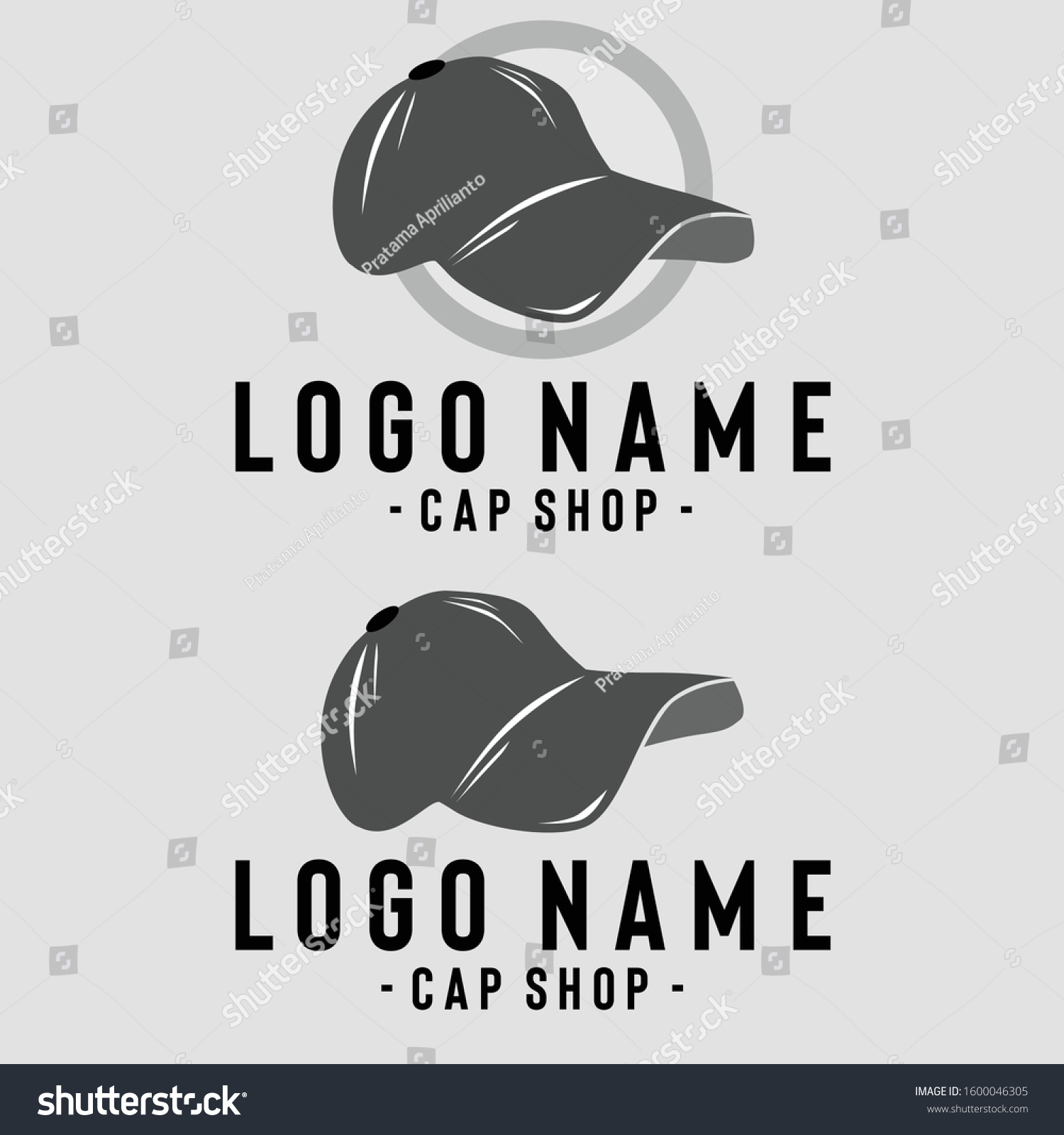 Cap Shop Logo Name Template Vector Stock Vector (Royalty Free ...