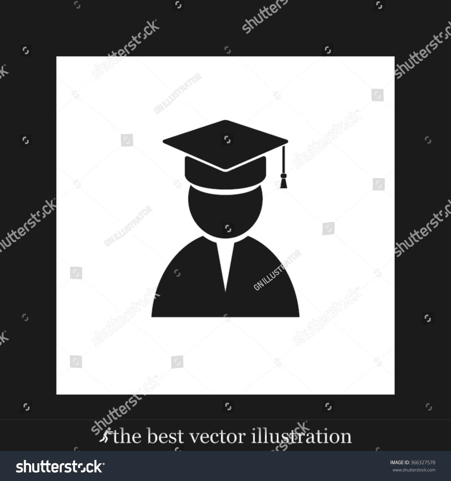 Capstudent Stock Vector (Royalty Free) 366327578 | Shutterstock