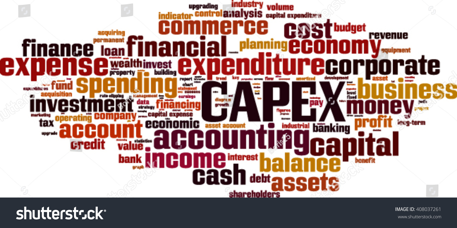 Capex Word Cloud Concept Vector Illustration Stock Vector (Royalty Free ...