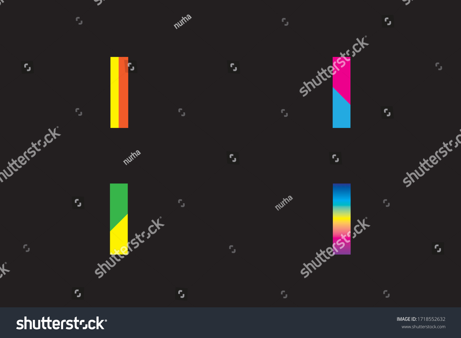 Capital Letter Vector Image Stock Vector (Royalty Free) 1718552632
