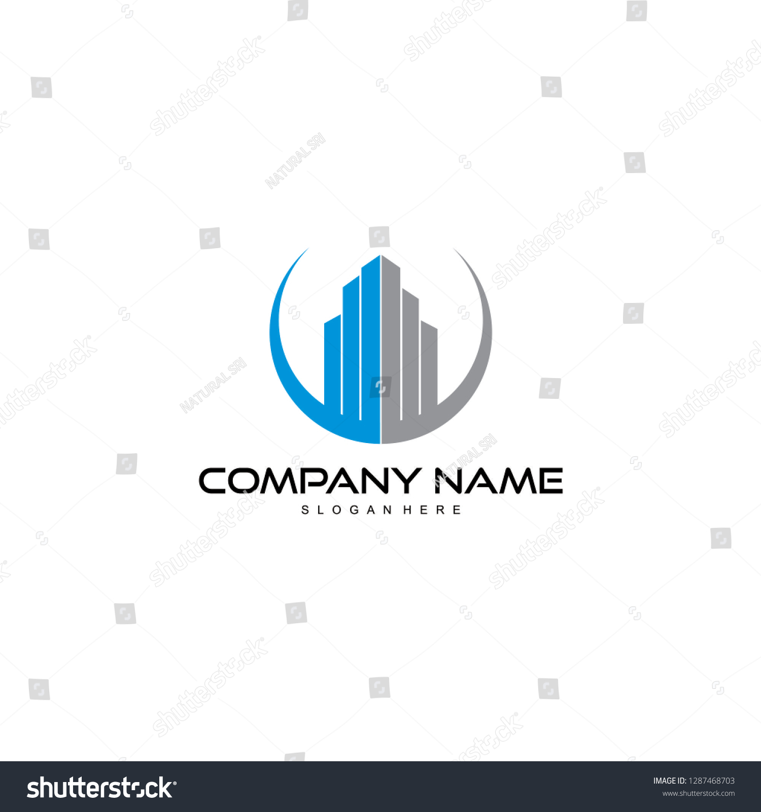 Capital Logo Design Vector: vector de stock (libre de regalías ...