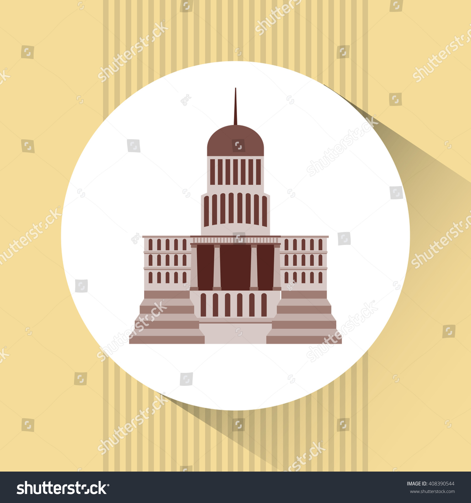 Capitol Building Design Stock Vector (Royalty Free) 408390544 ...