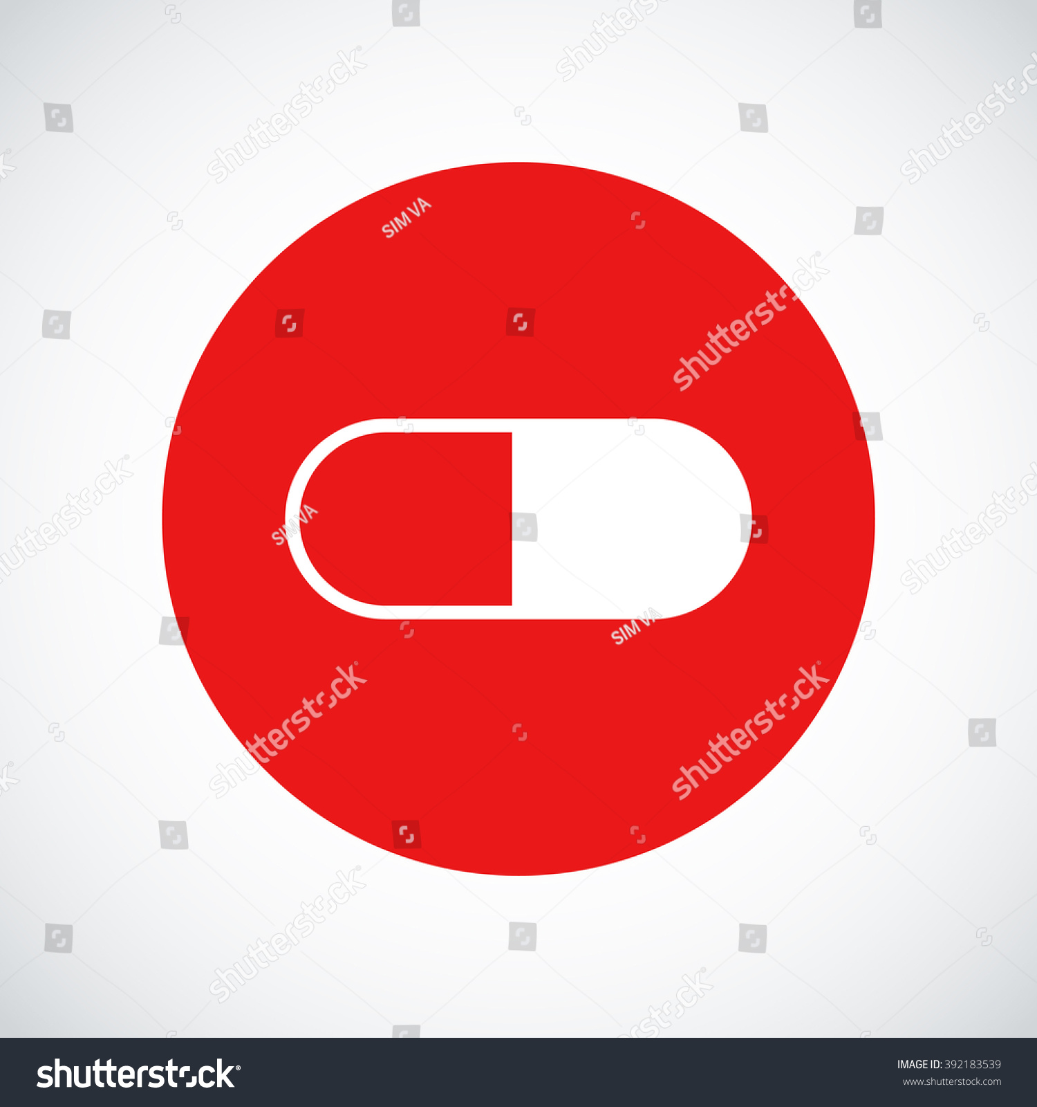 Capsul Icon Stock Vector (Royalty Free) 392183539 | Shutterstock