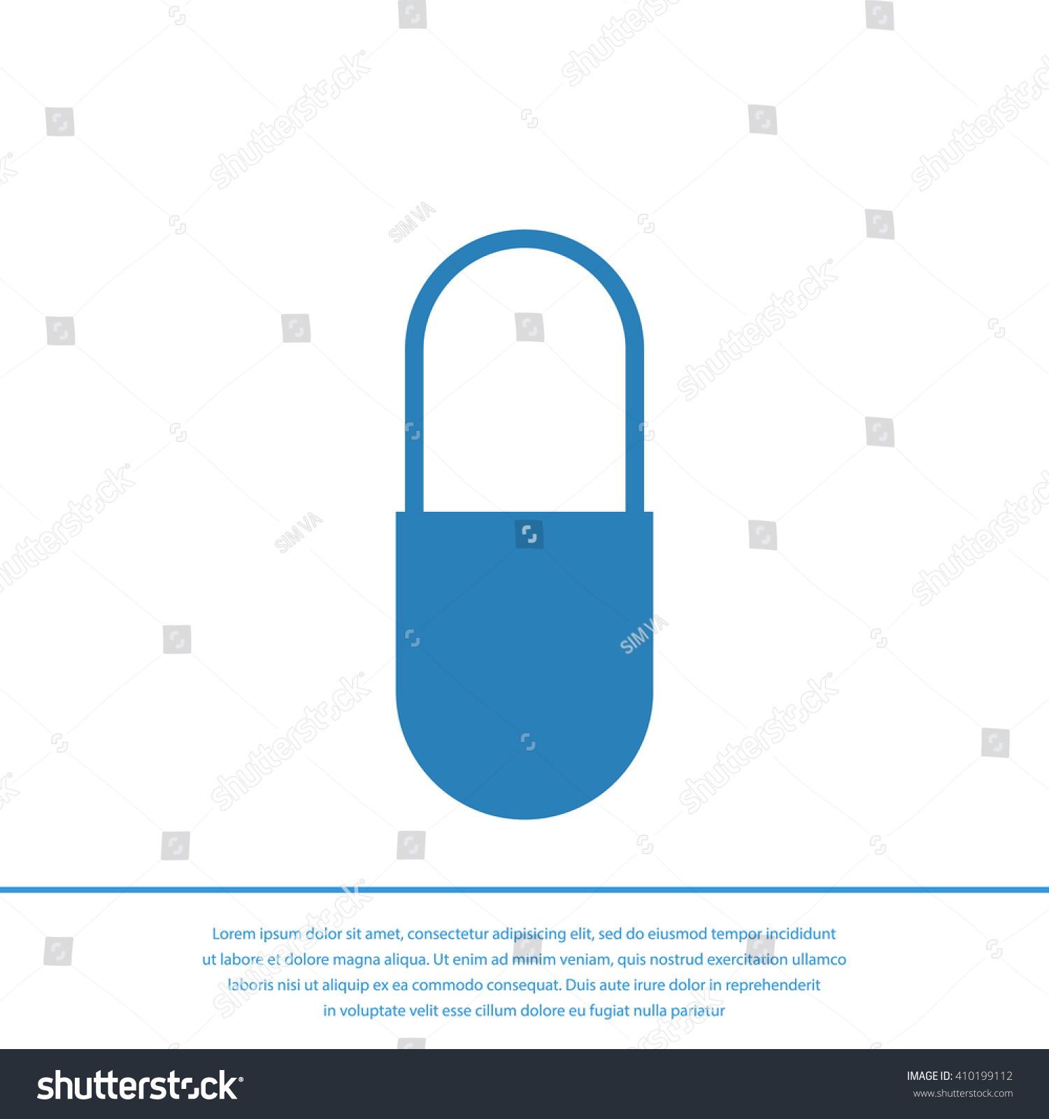 Capsul Icon Stock Vector (Royalty Free) 410199112