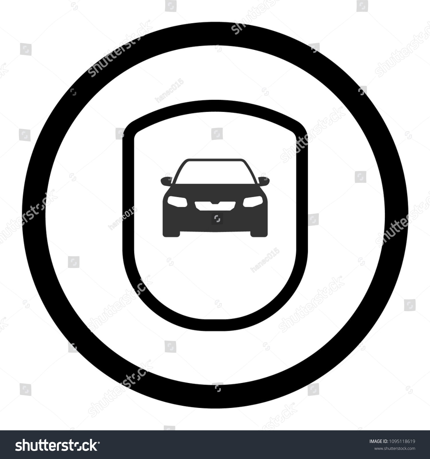 Car Shield Logo Concept Stock Vector (Royalty Free) 1095118619 ...