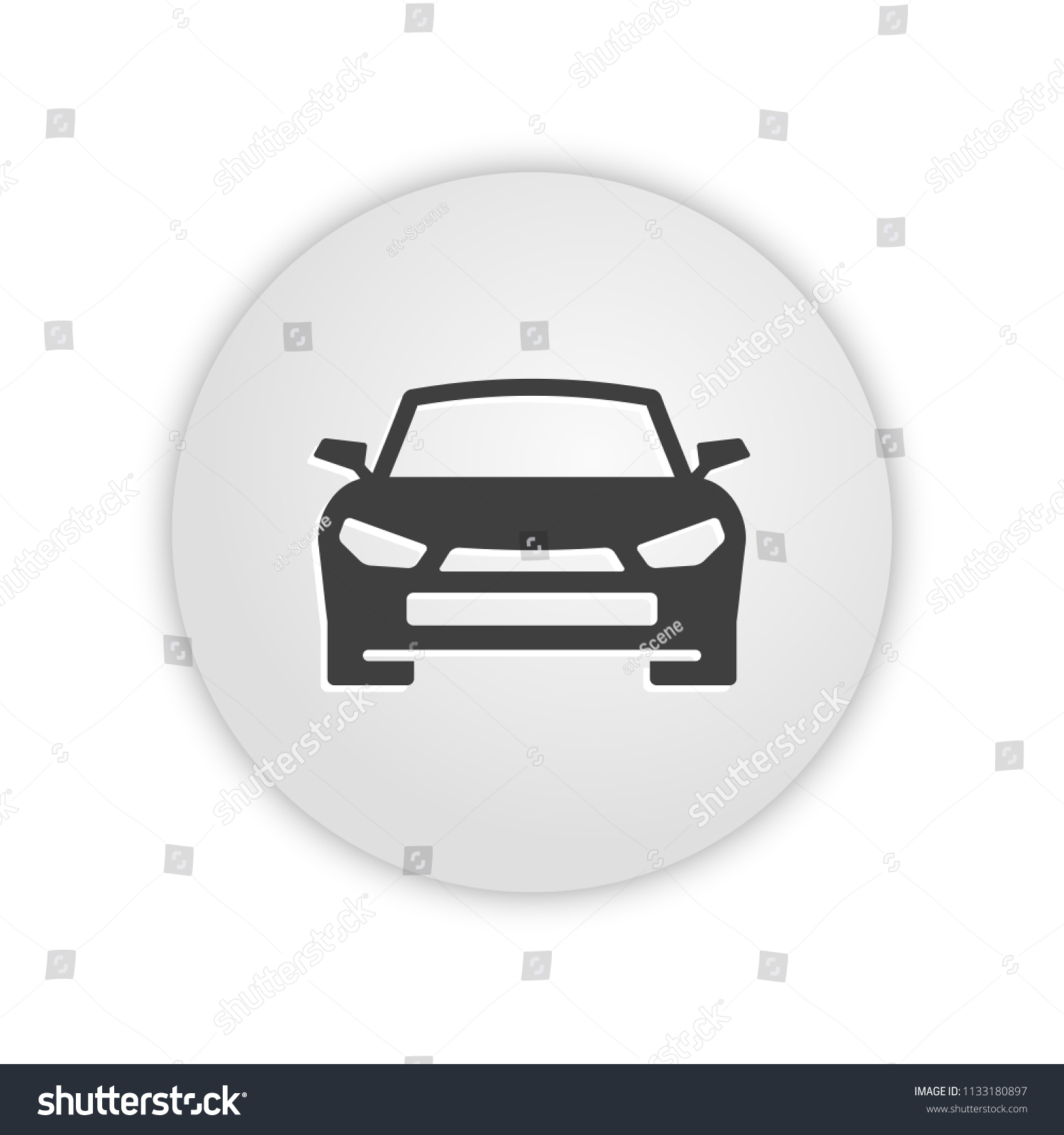 Car App Icon Stock Vector (Royalty Free) 1133180897
