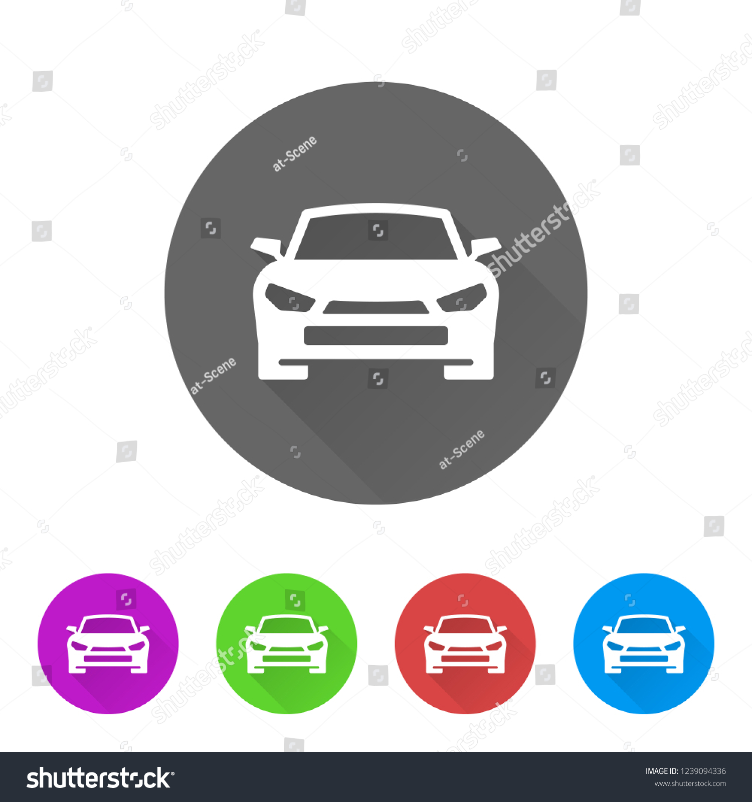 Car App Icon Stock Vector (Royalty Free) 1239094336 | Shutterstock