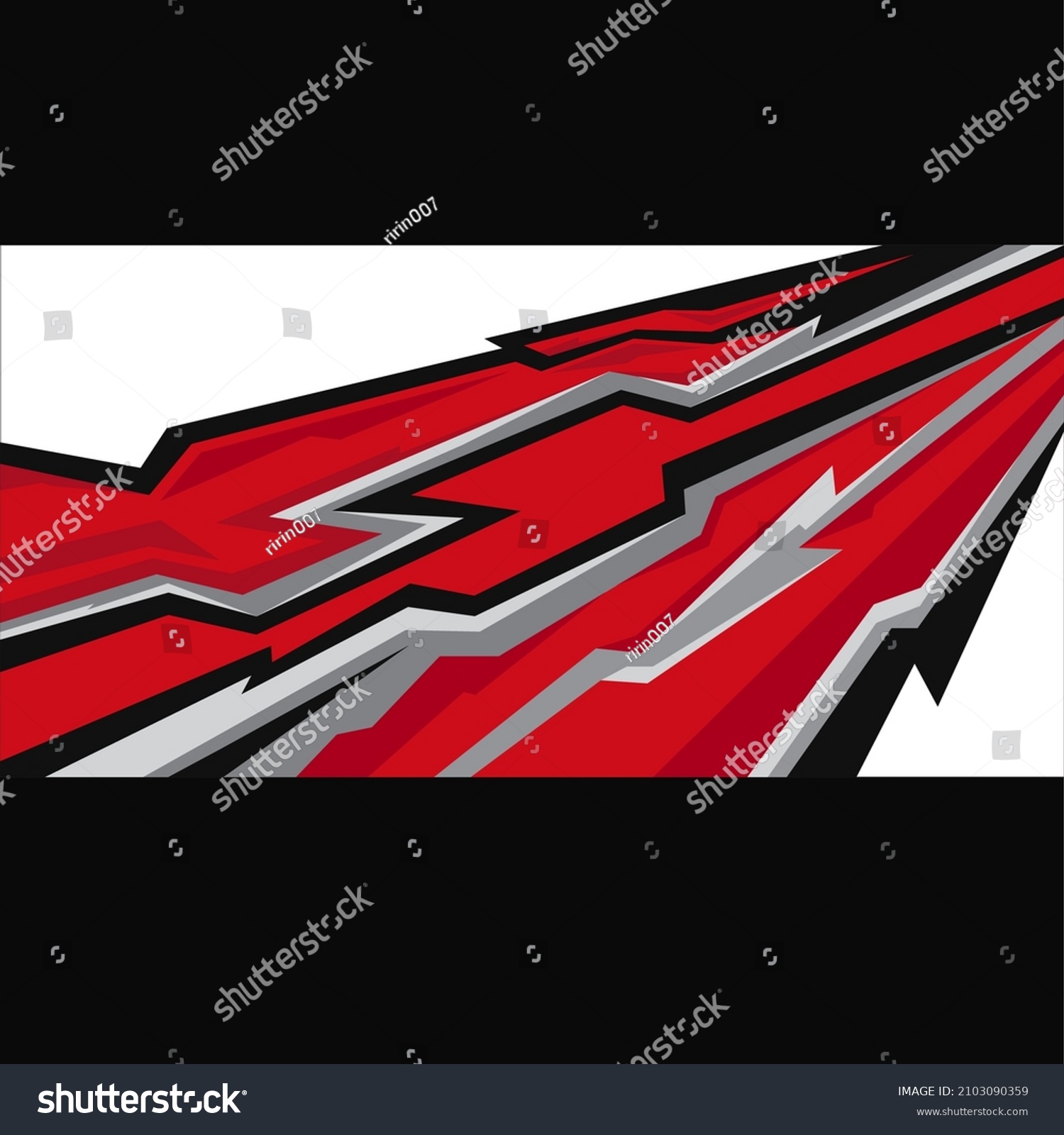 Car Body Template Sticker Design Vector Stock Vector (Royalty Free ...