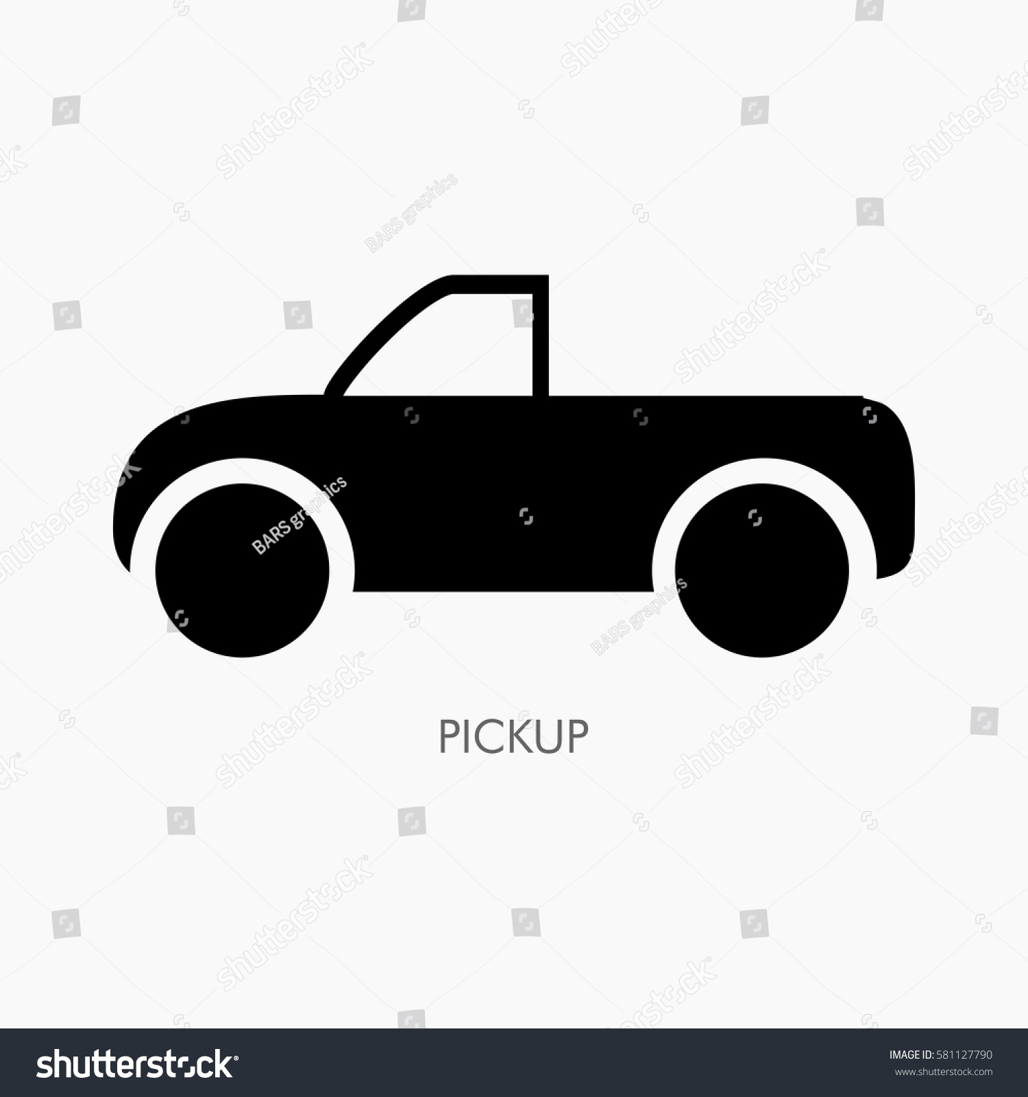 Car Body Type Vector Illustration Icon Stock Vector (Royalty Free ...