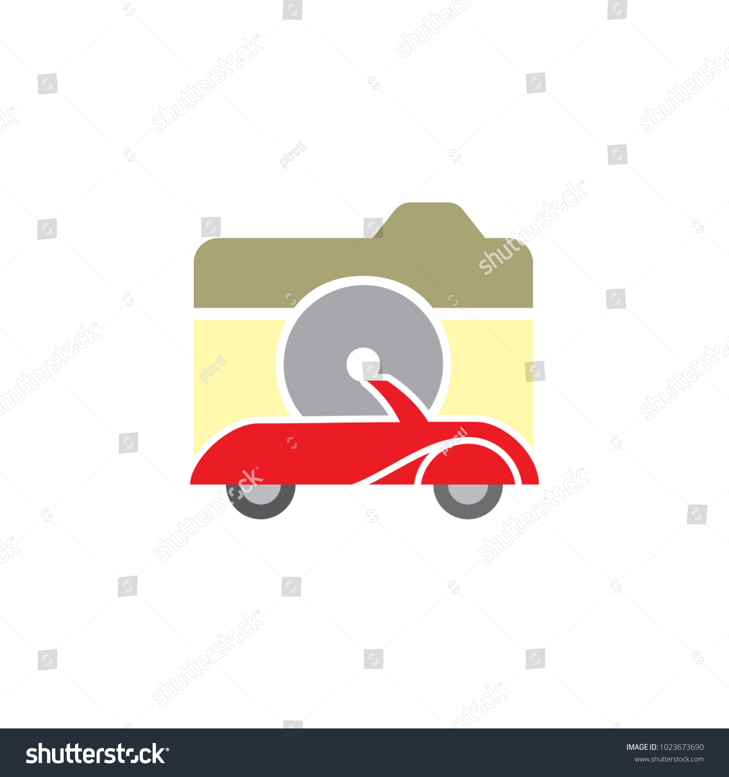 Car Camera Logo Icon Design Stock Vector (Royalty Free) 1023673690 ...