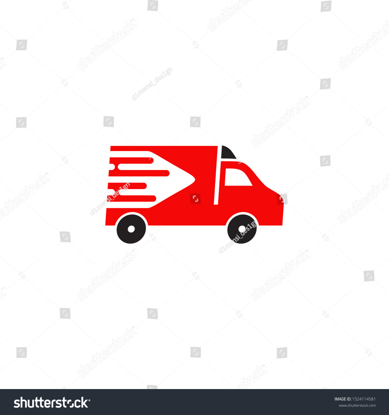 Car Delivery Logo Design Icon Vector Stock Vector (Royalty Free ...