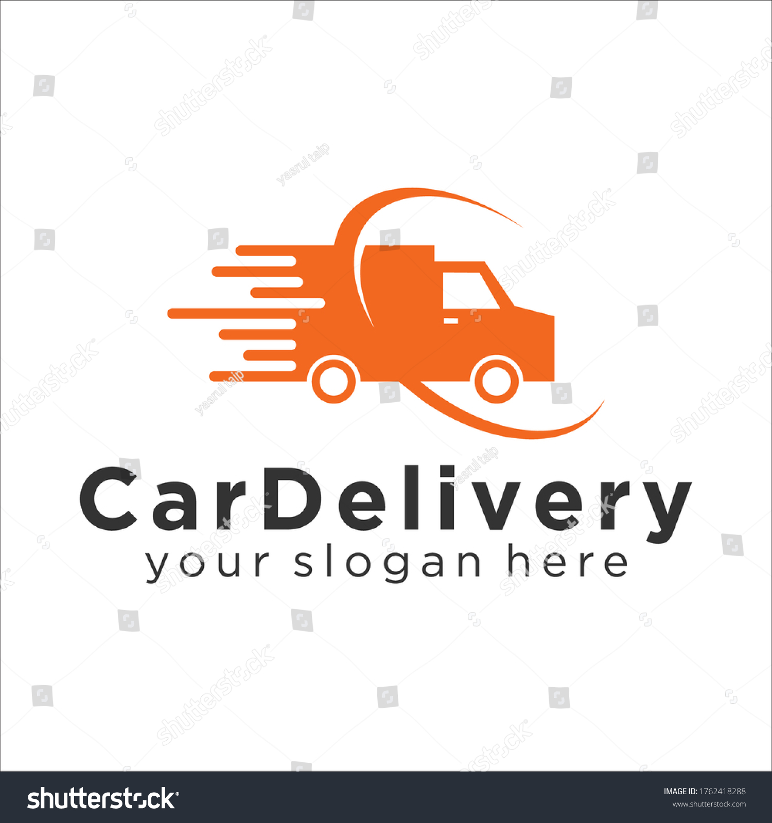 Car Delivery Logo Vector Design Graphic Stock Vector (Royalty Free ...