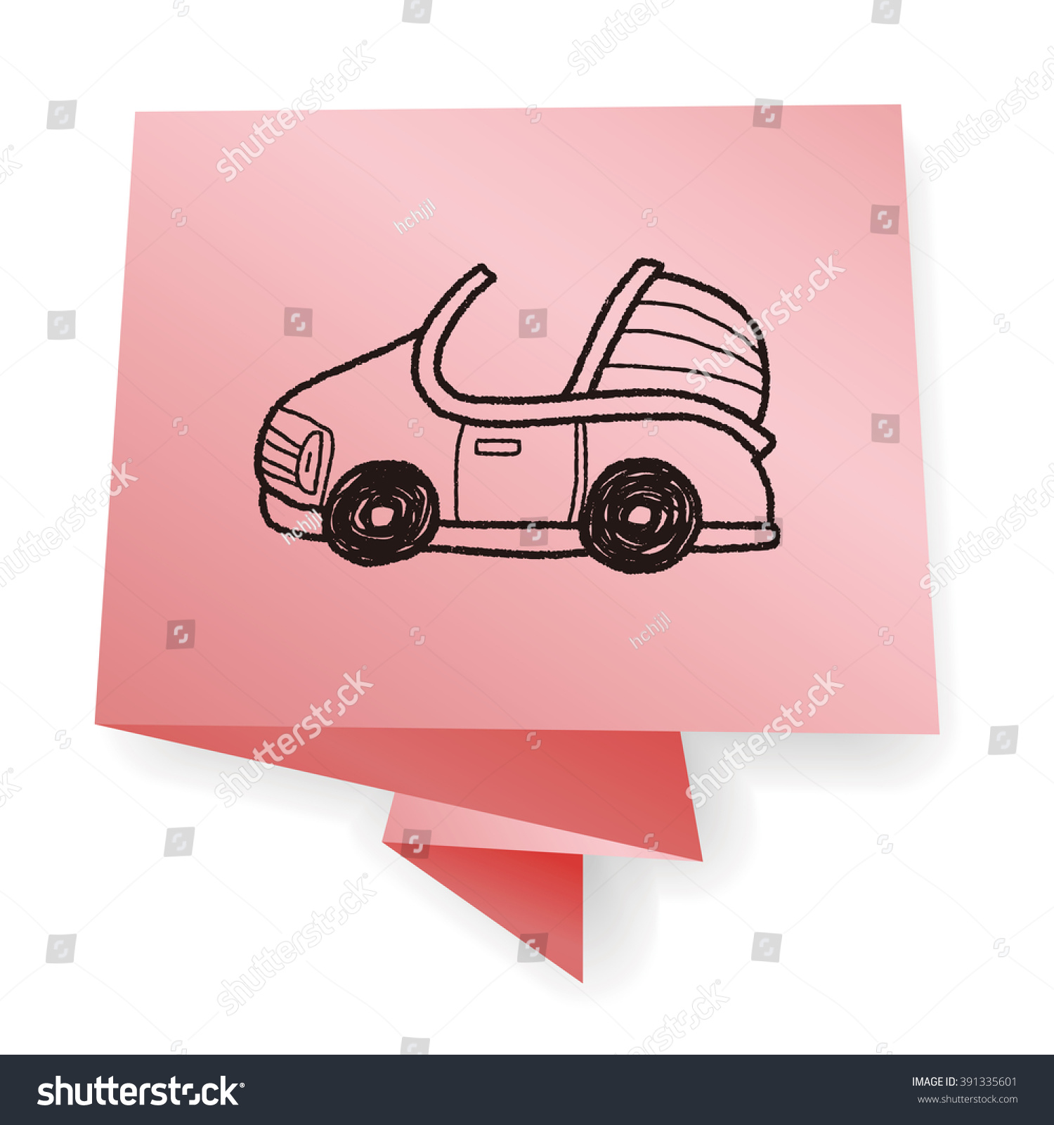 Car Doodle Stock Vector (Royalty Free) 391335601 | Shutterstock