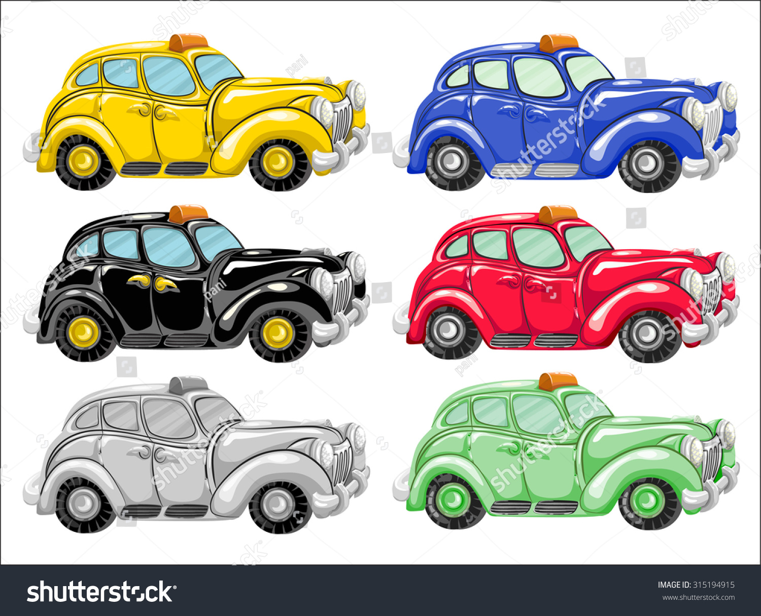 Car Drawing Cartoon Vector: เวกเตอร์สต็อก (ปลอดค่าลิขสิทธิ์) 315194915