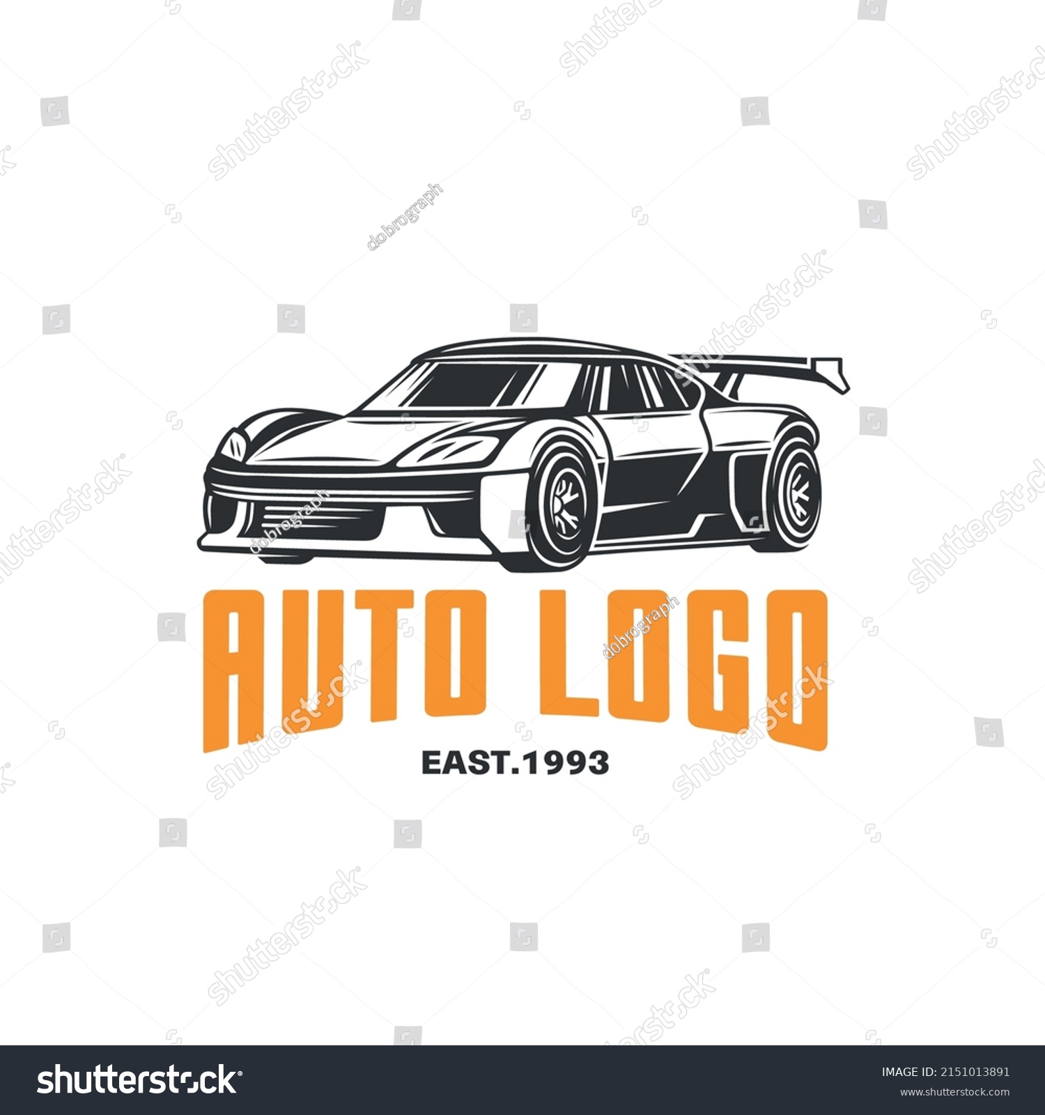 Car Emblem Custom Racing Design Elements Stock Vector (Royalty Free ...