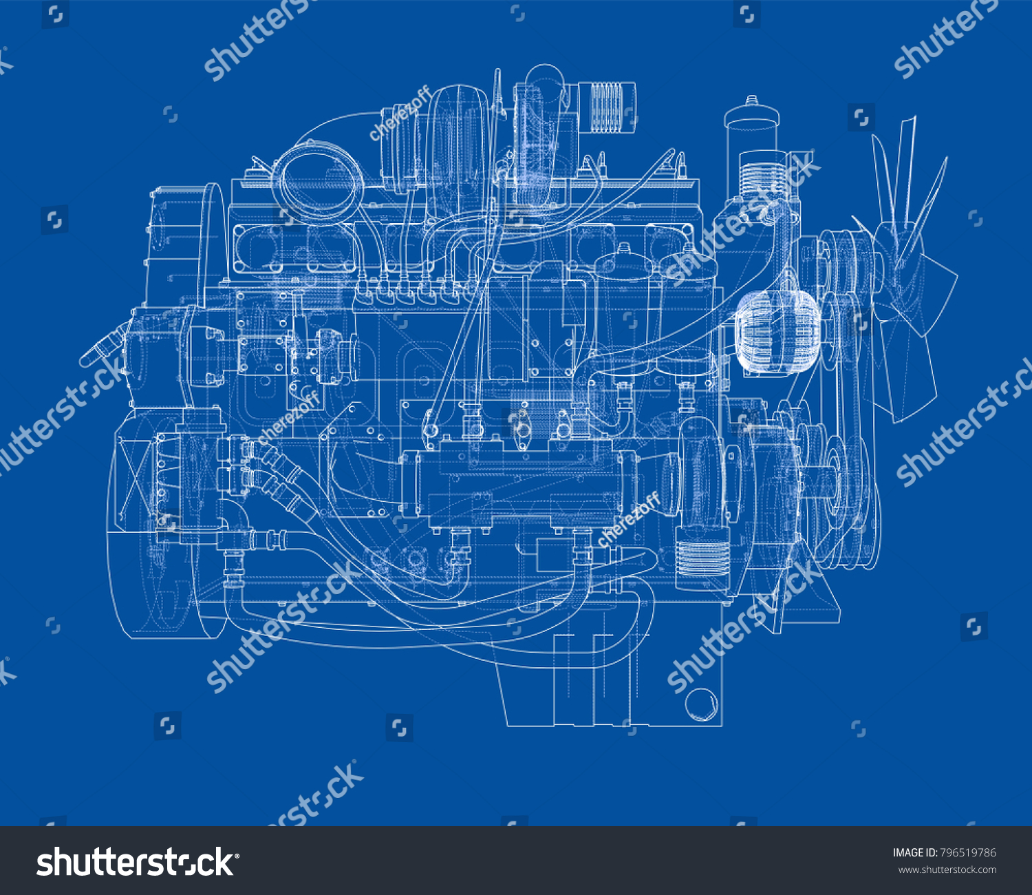 11,335 Car engine line drawing Images, Stock Photos & Vectors ...