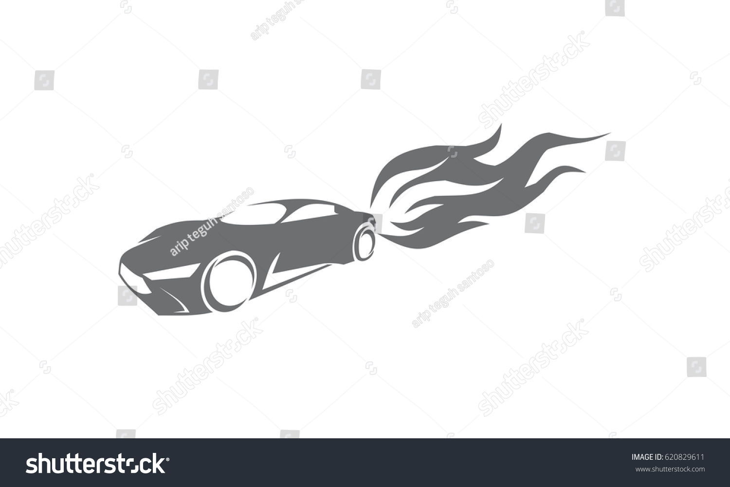 Car Fire Logo Stock Vector (Royalty Free) 620829611 | Shutterstock