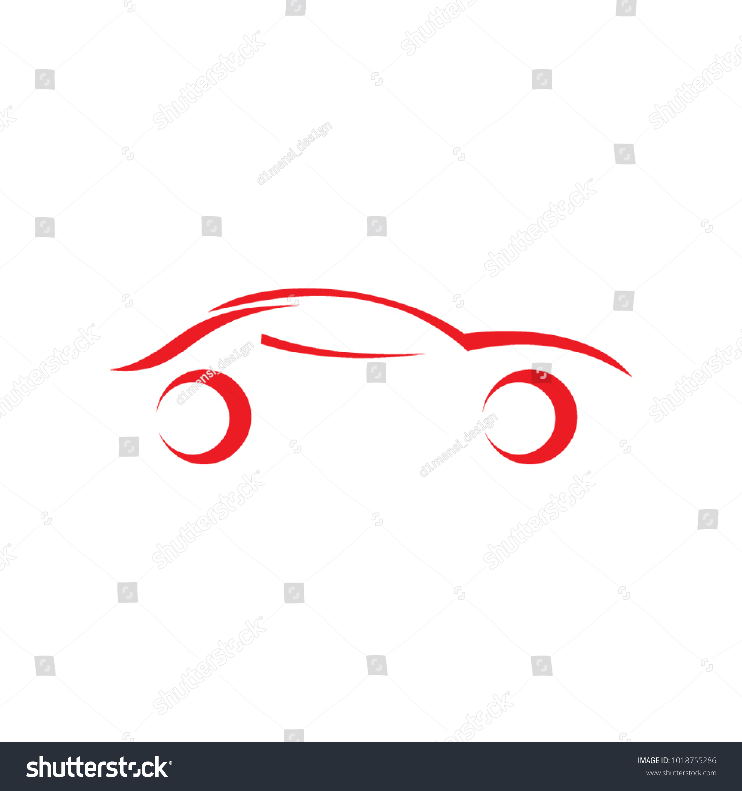 Car Graphic Logo Design Stock Vector (Royalty Free) 1018755286
