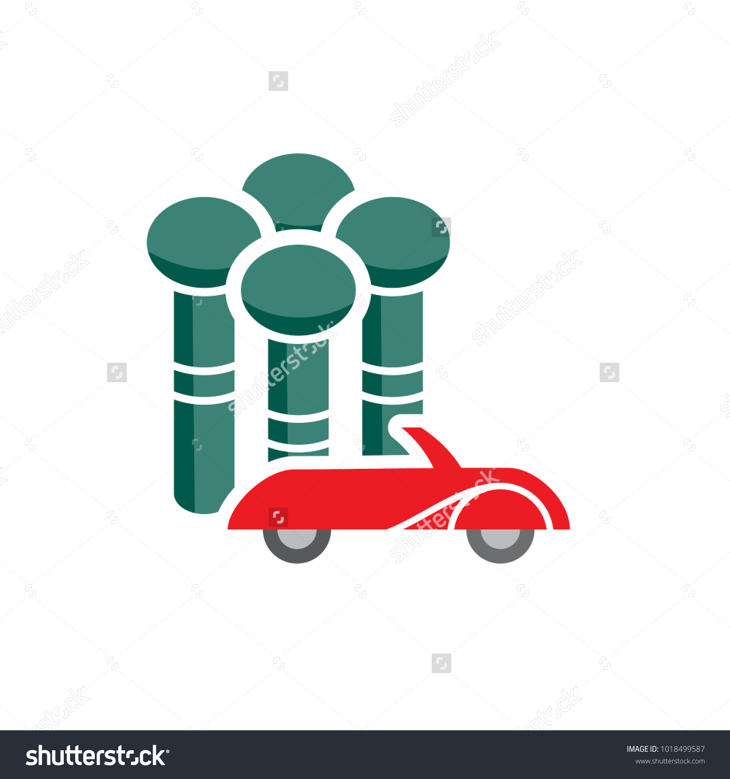 Car Group Logo Icon Design Stock Vector (Royalty Free) 1018499587 ...