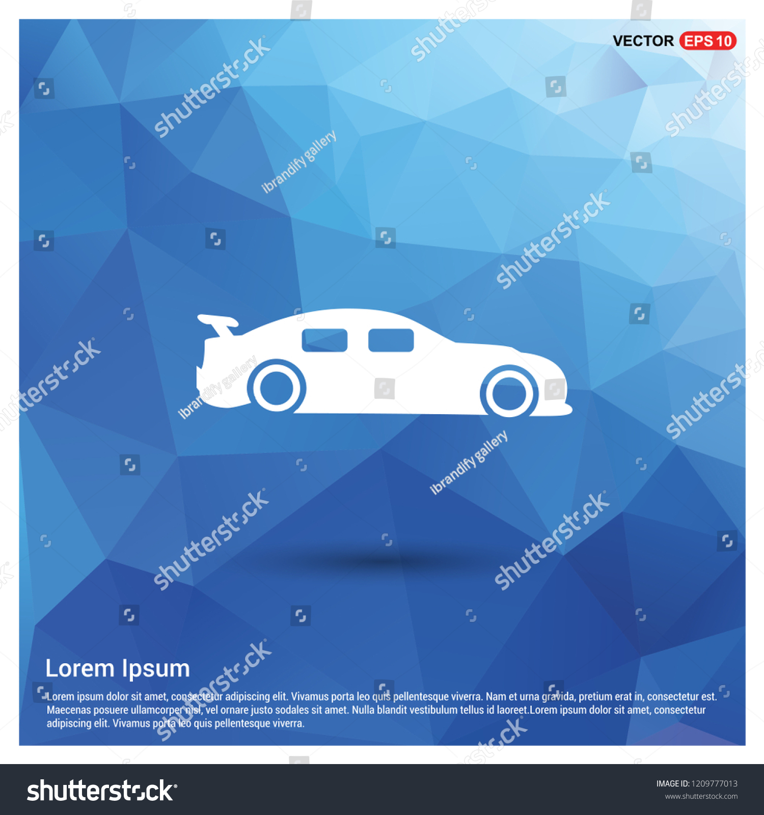 Car Icon Free Vector Icon Stock Vector (Royalty Free) 1209777013 ...