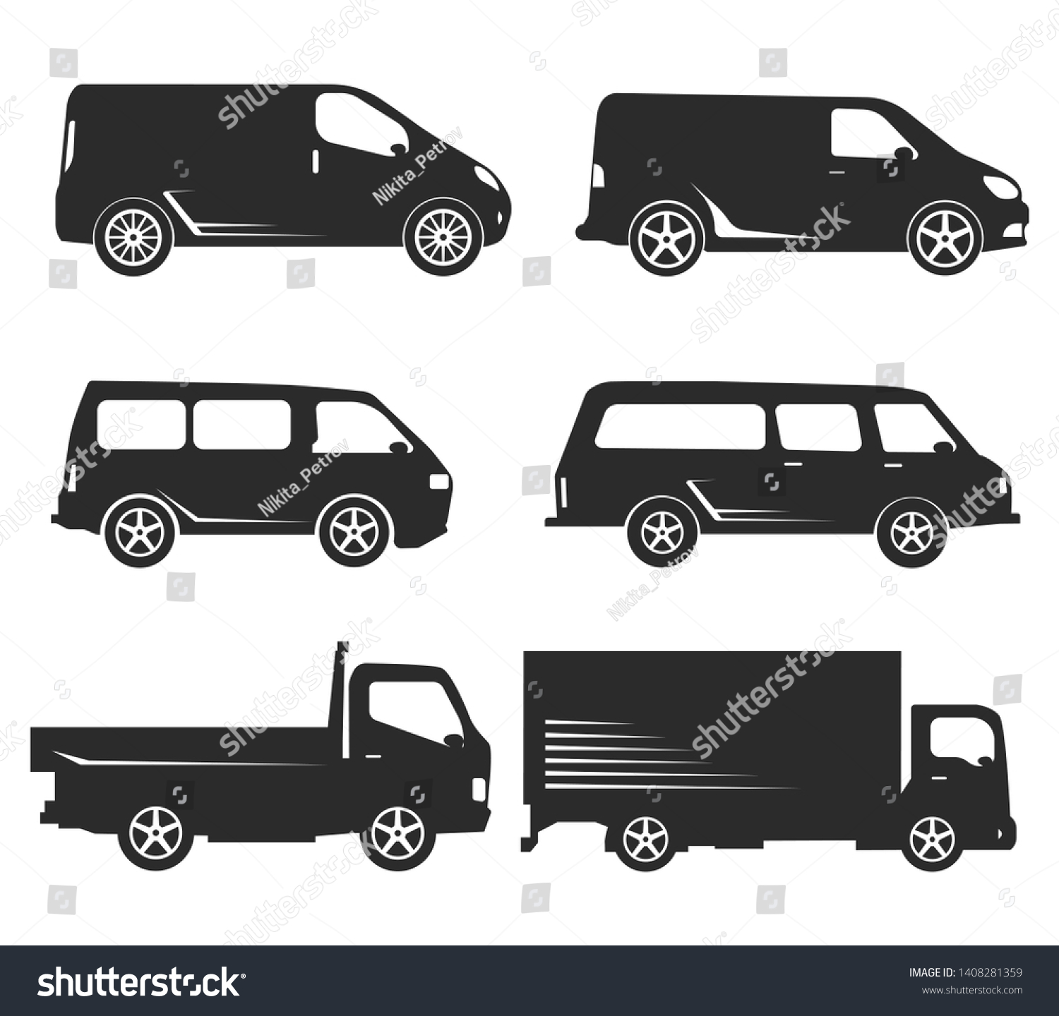 Car Icon Vector Logo Template Stock Vector (Royalty Free) 1408281359