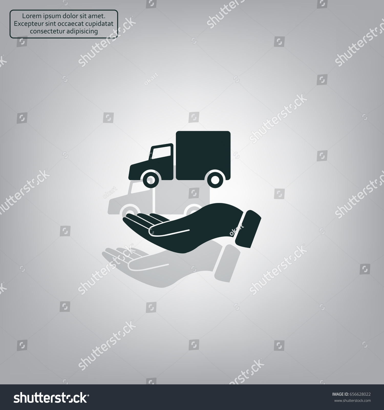 Car Hand Vector Icon Stock Vector (Royalty Free) 656628022 | Shutterstock