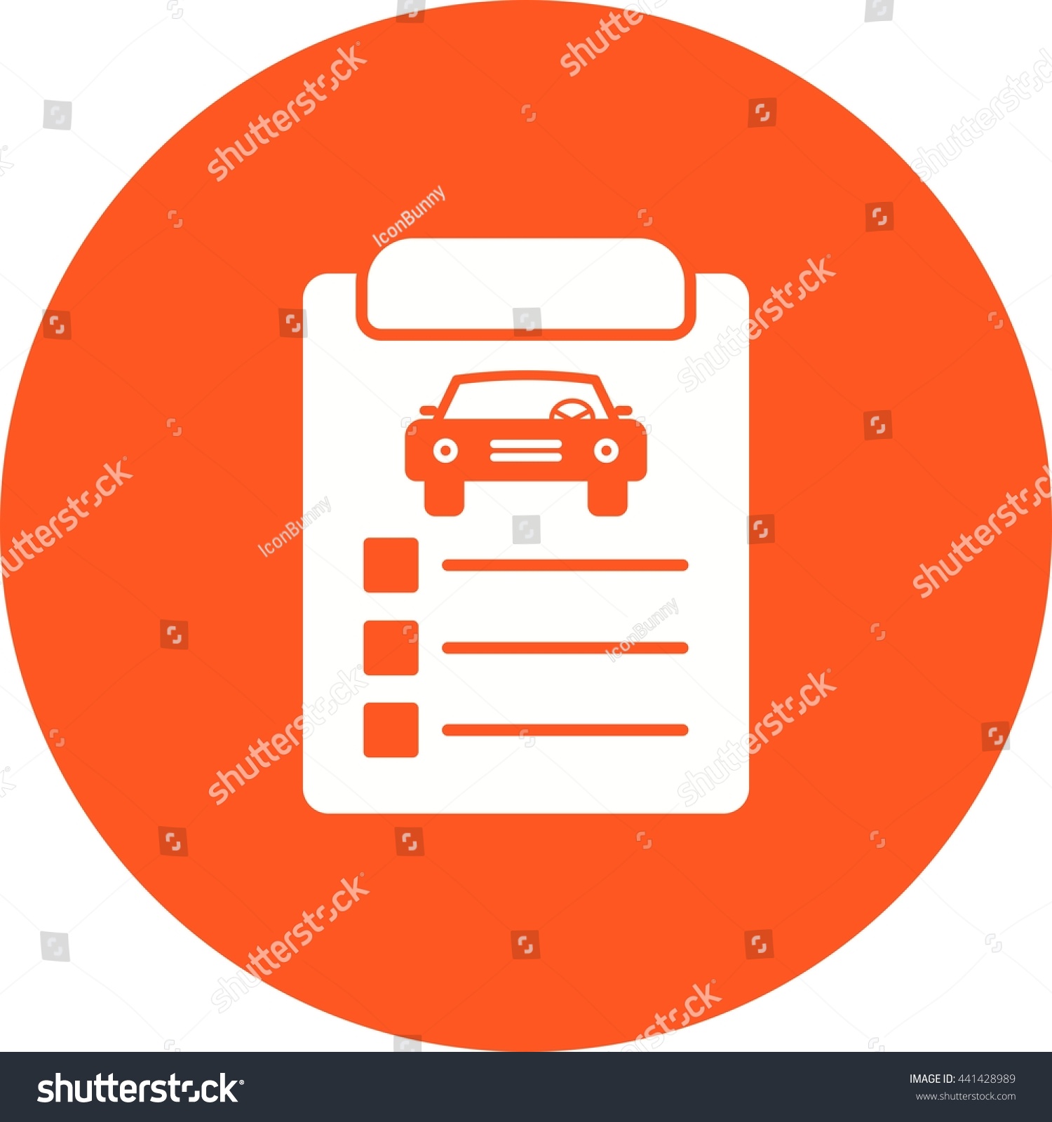 Car Items Checklist Stock Vector (Royalty Free) 441428989 | Shutterstock