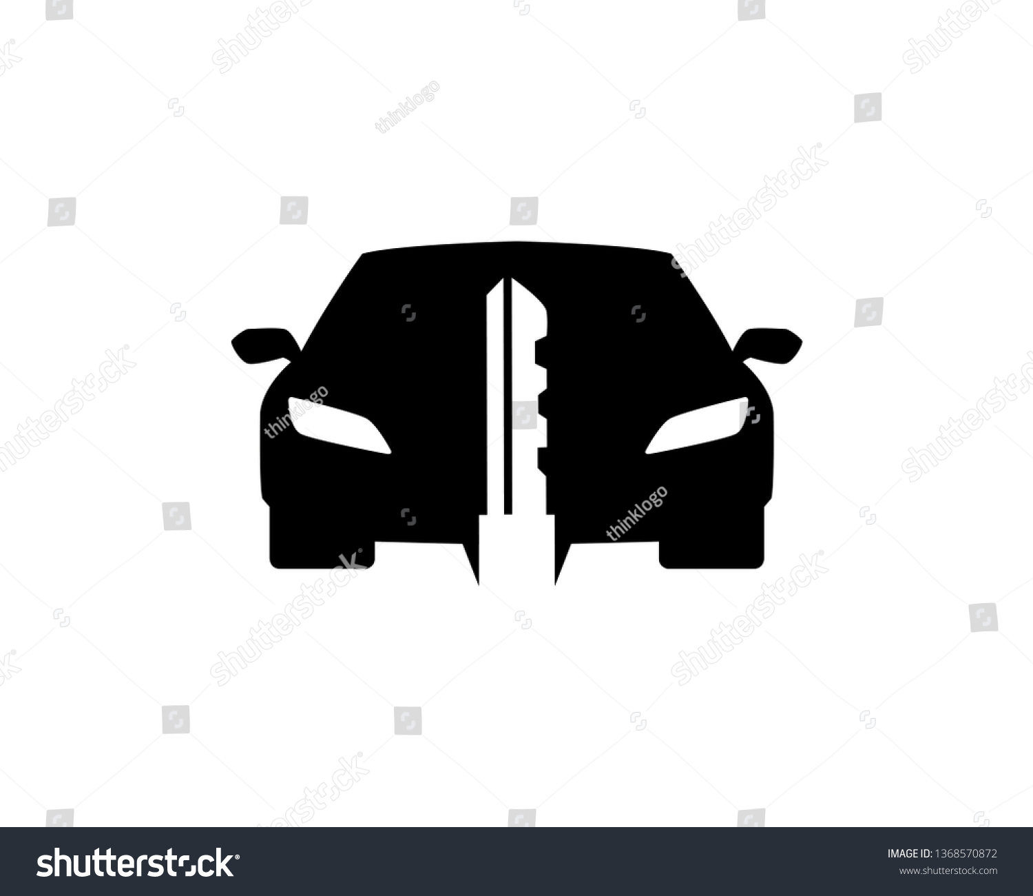 Car Key Logo Template Icon Symbol: เวกเตอร์สต็อก (ปลอดค่าลิขสิทธิ์ ...