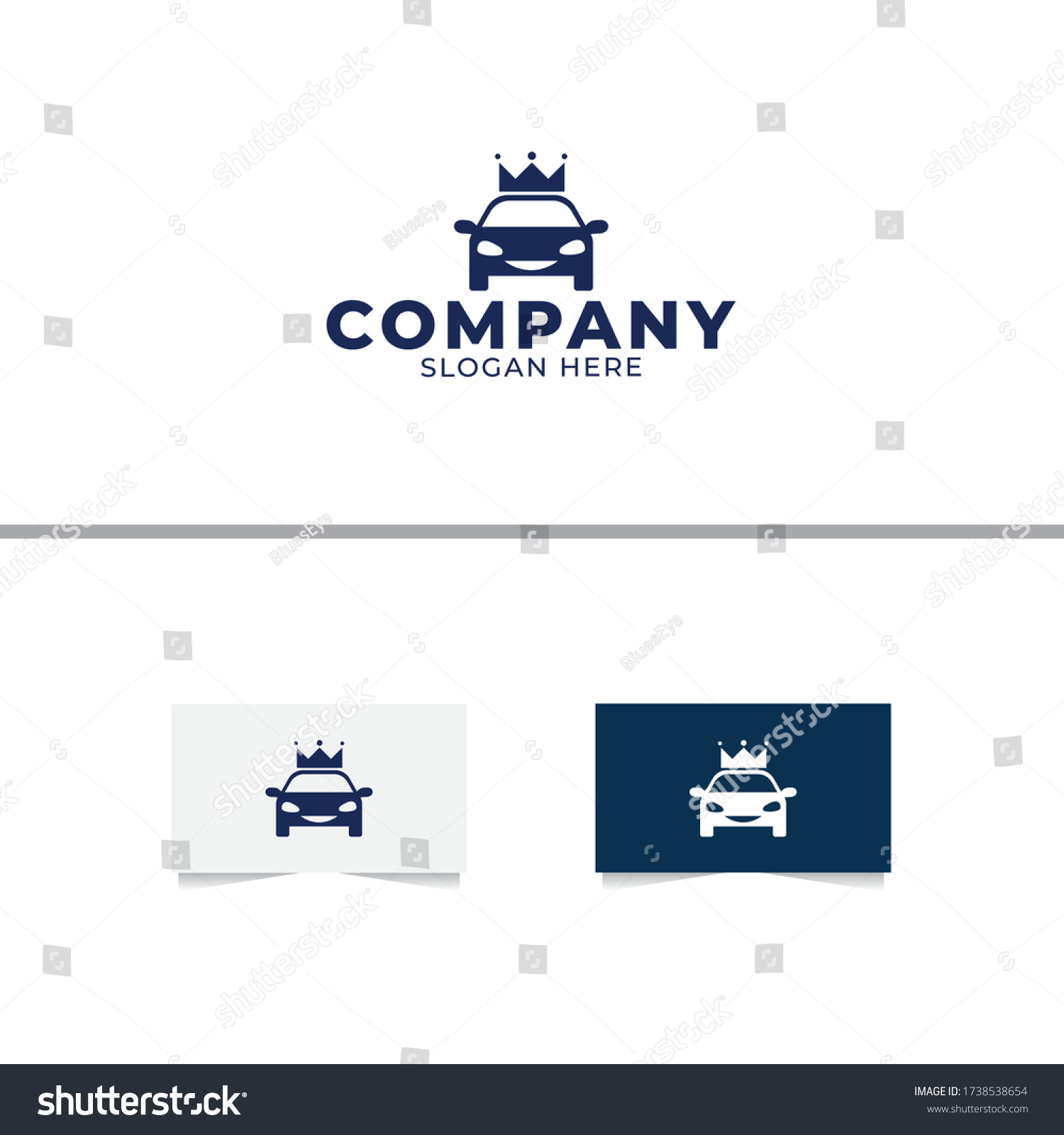 Car King Logo Design Vector Template Stock Vector (Royalty Free ...