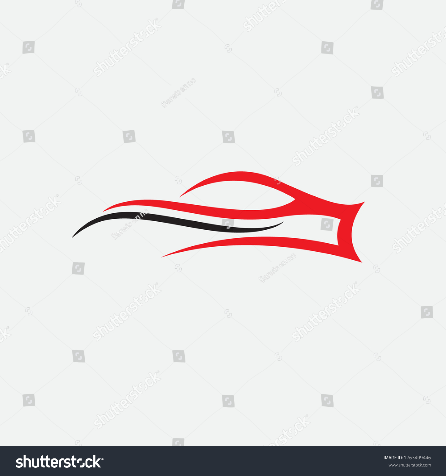 Car Line Logo Vector Image Stock Vector (Royalty Free) 1763499446