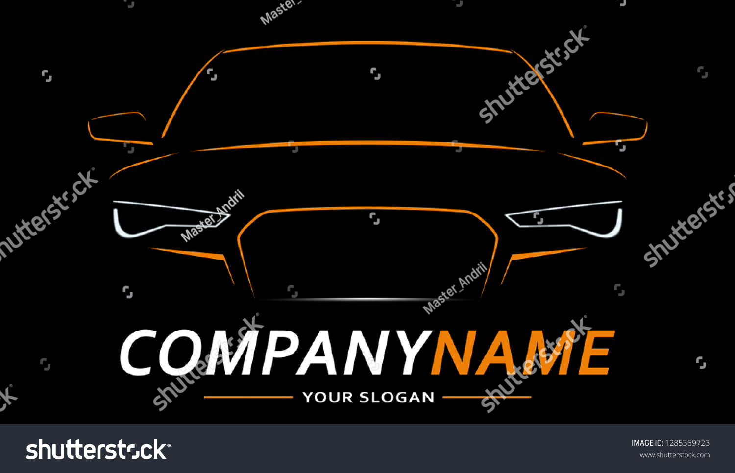 Car Logo Abstract Lines Vector Vector Stock Vector (Royalty Free ...