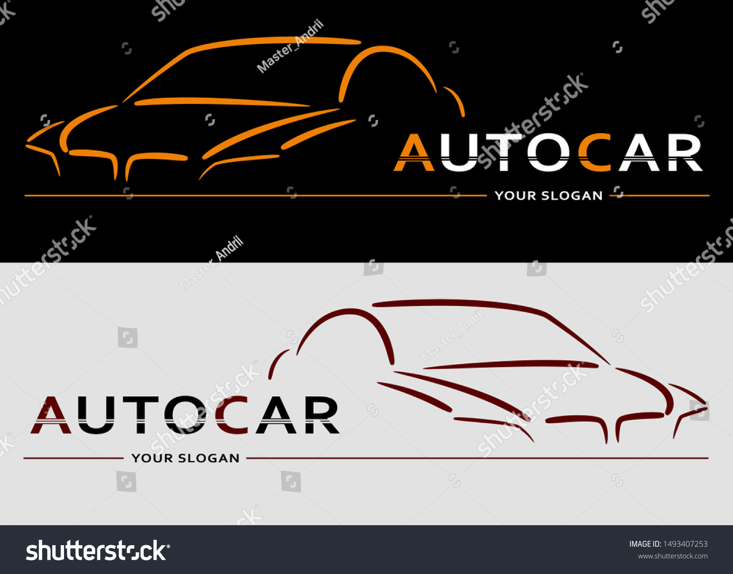 Car Logo Abstract Lines Vector Vector Stock Vector (Royalty Free ...