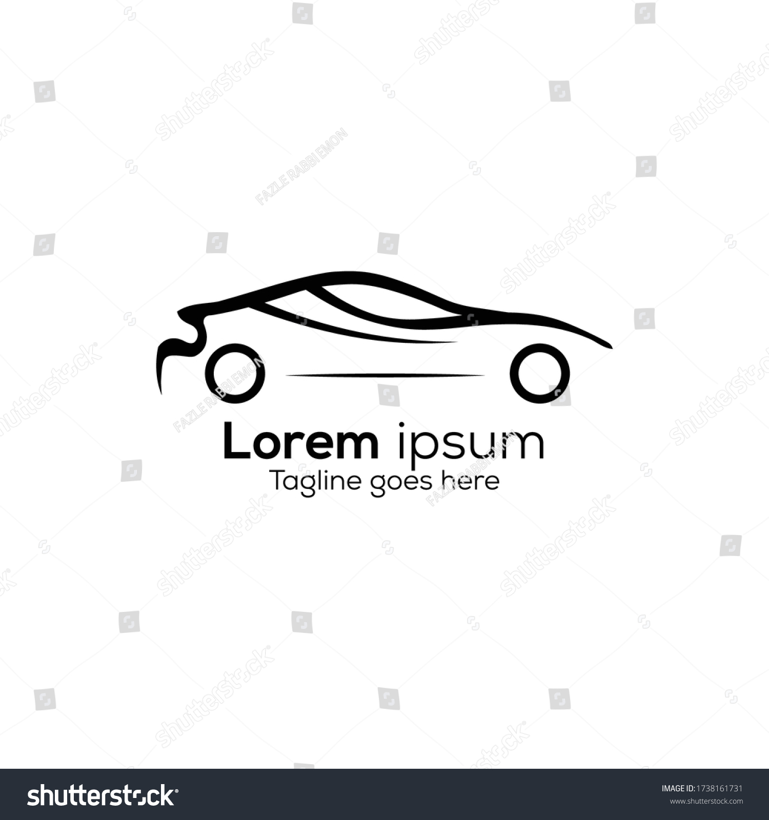 Car Logo Design Vector Template Stock Vector (Royalty Free) 1738161731 ...