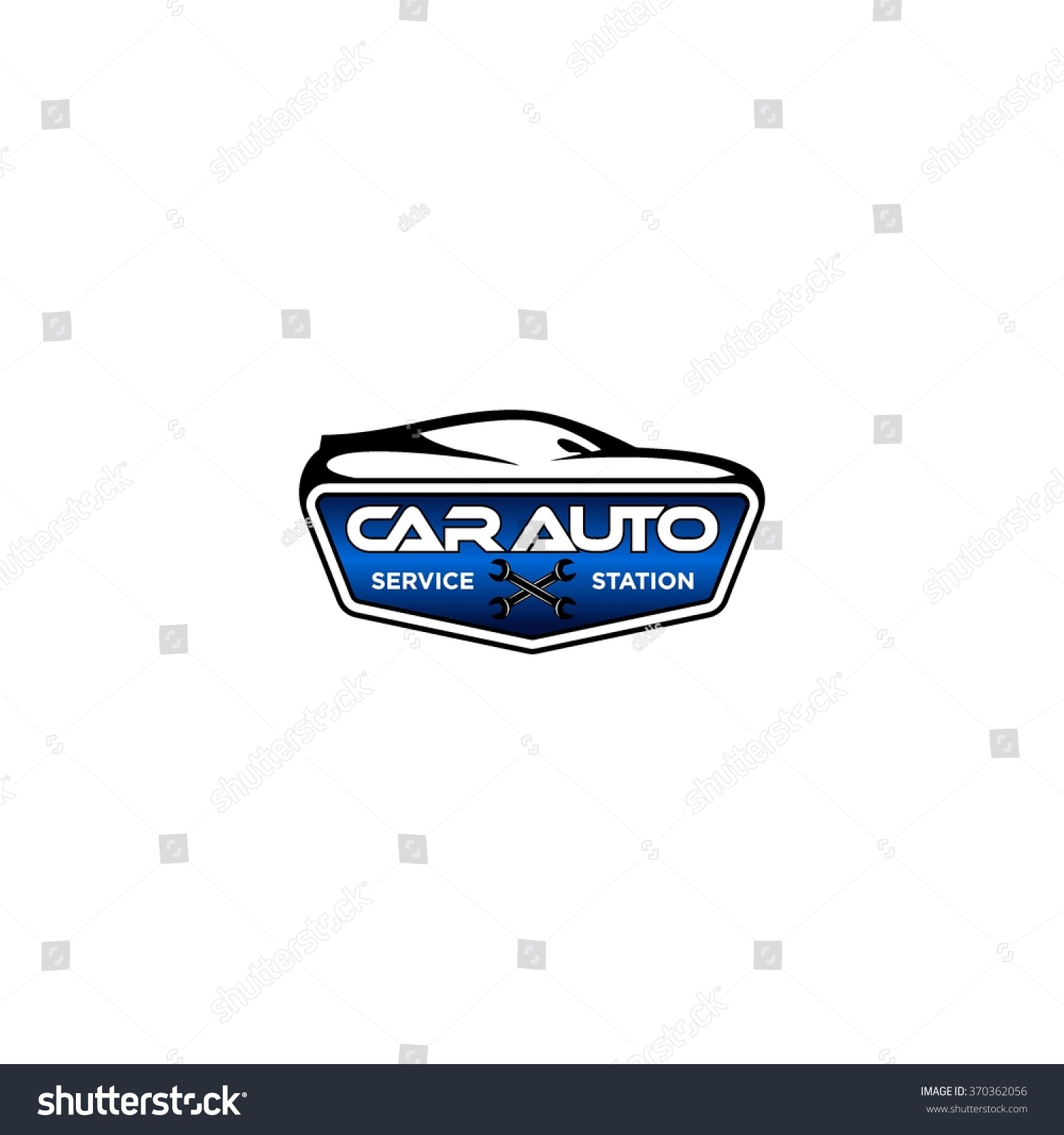 Car Maintenance Logo Template Stock Vector (Royalty Free) 370362056