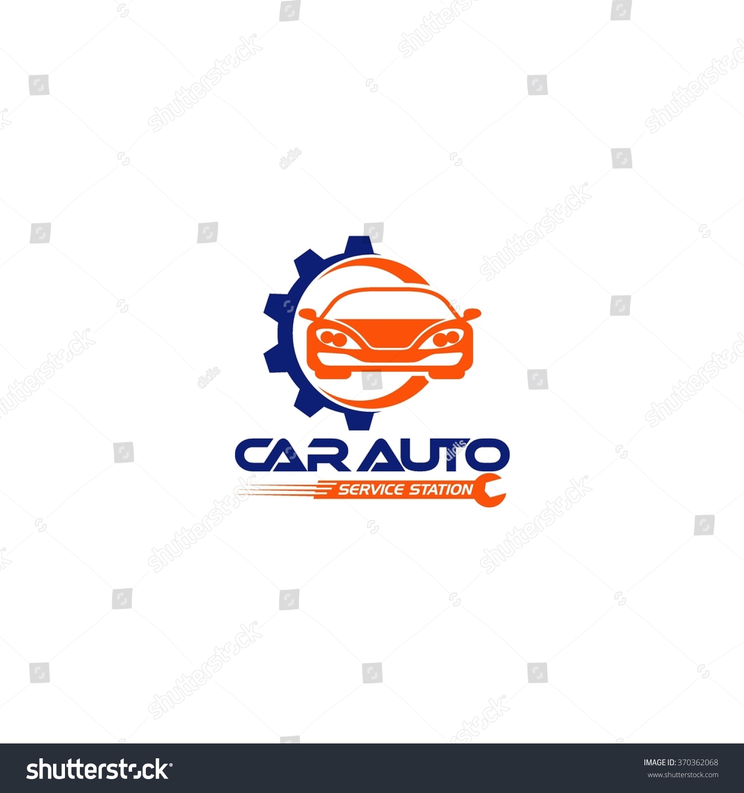 Car Maintenance Logo Template Stock Vector (Royalty Free) 370362068