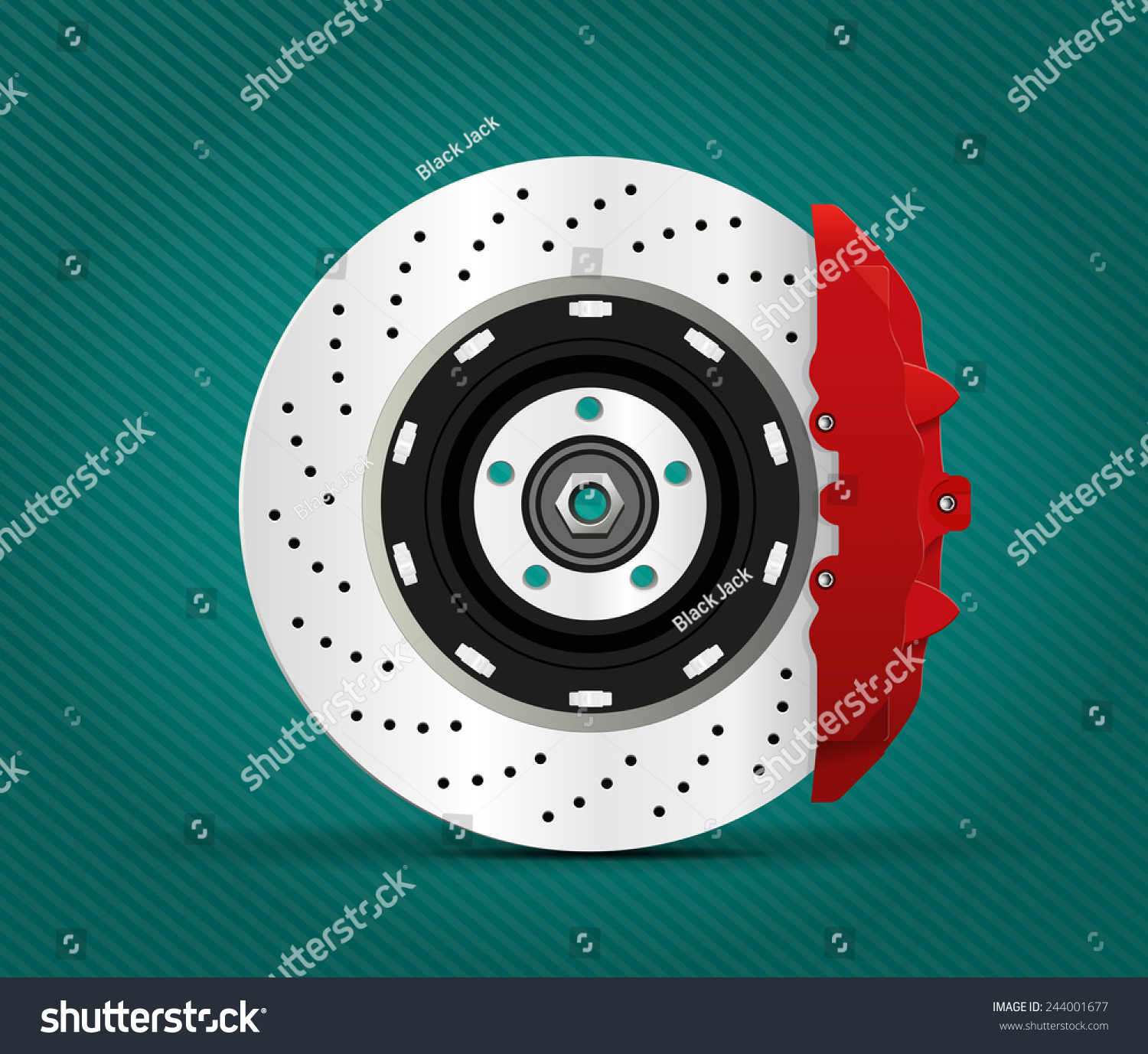 Car Part Brake Stock Vector (Royalty Free) 244001677 | Shutterstock