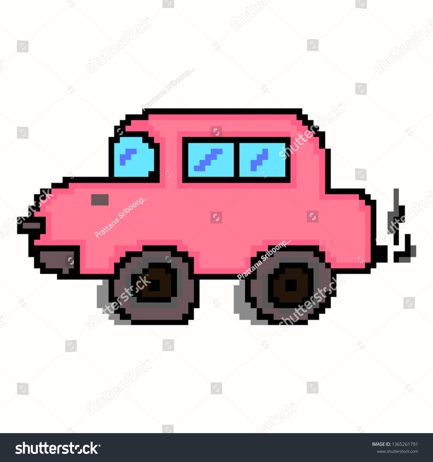 Car Pixel Art: เวกเตอร์สต็อก (ปลอดค่าลิขสิทธิ์) 1365261791 | Shutterstock